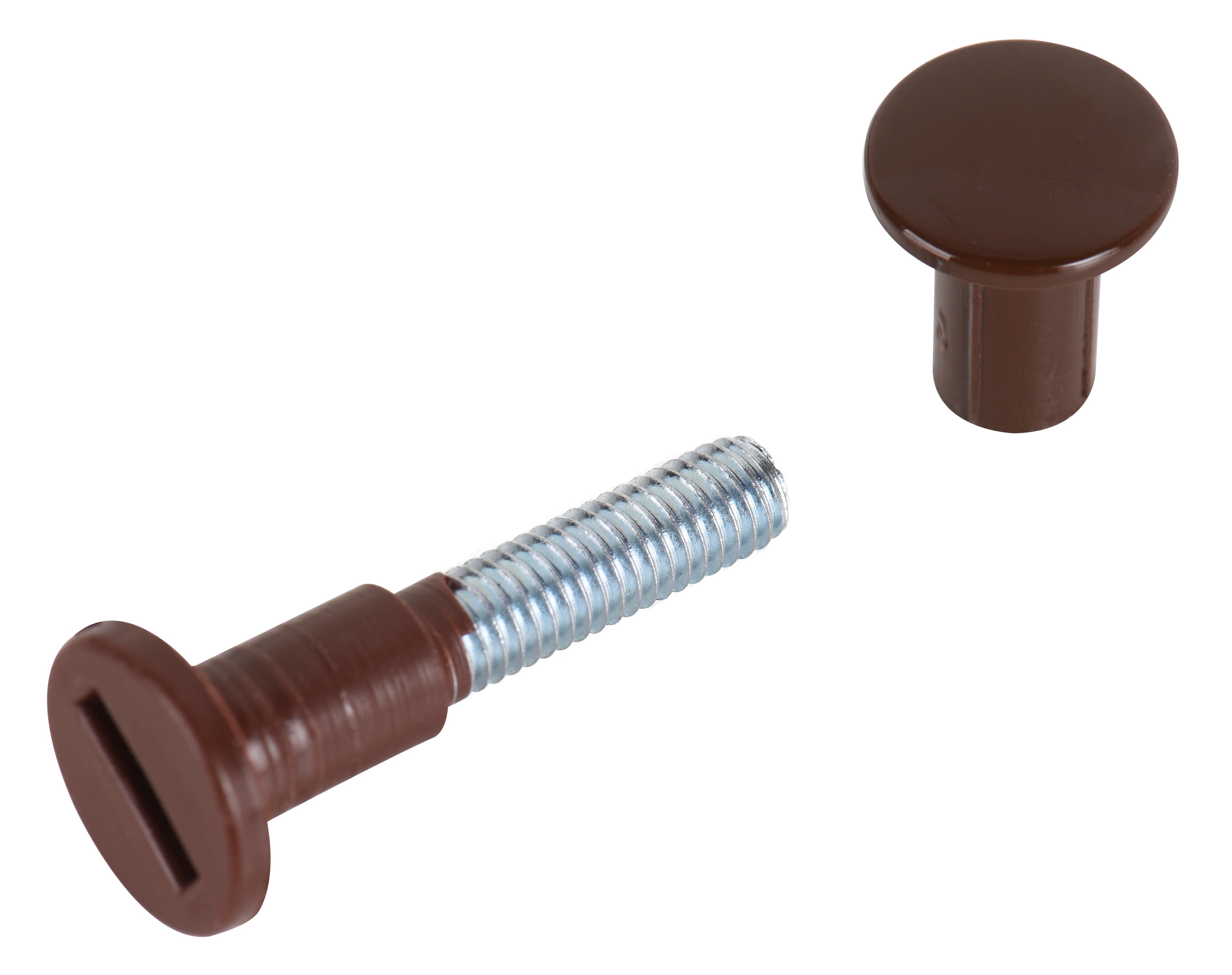 4 tornillos de unión en marrón de 42 a 52 mm | Leroy Merlin