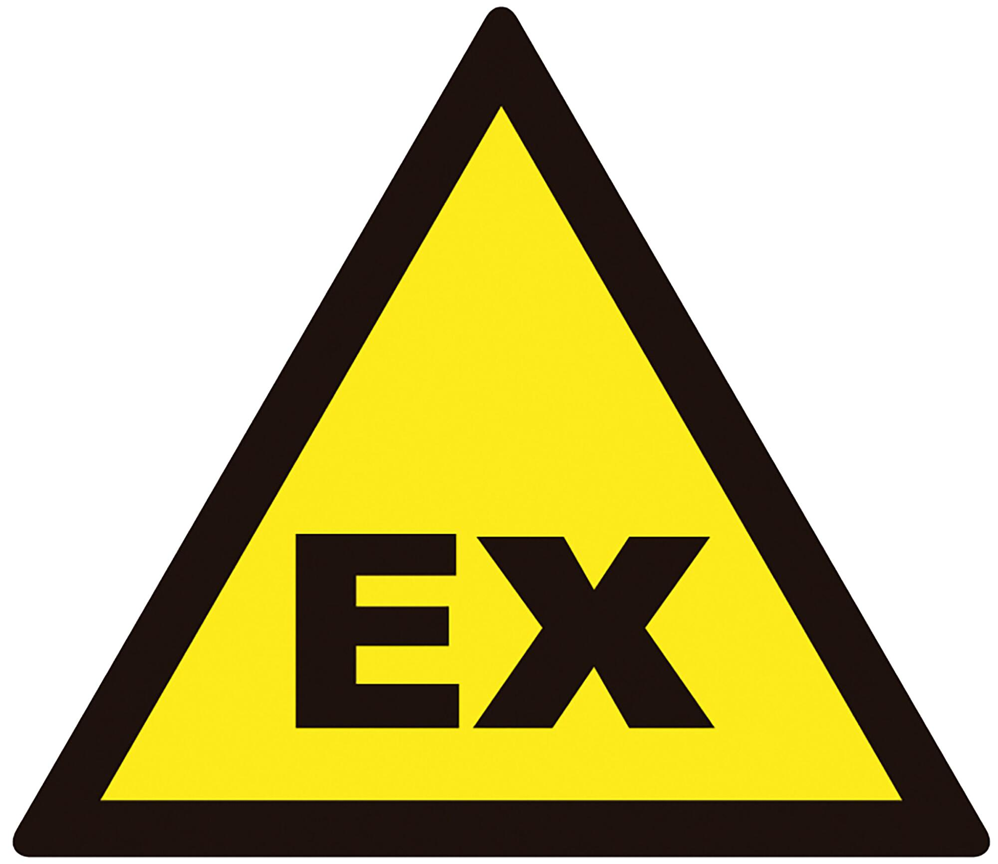 Cartel Pvc Adhesivo Atmosfera Explosiva 10Cm | Leroy Merlin