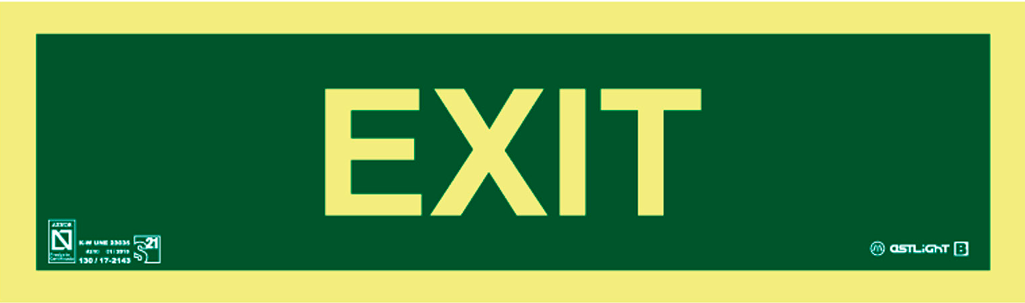 Cartel exit 10,5x29,7 cm | Leroy Merlin