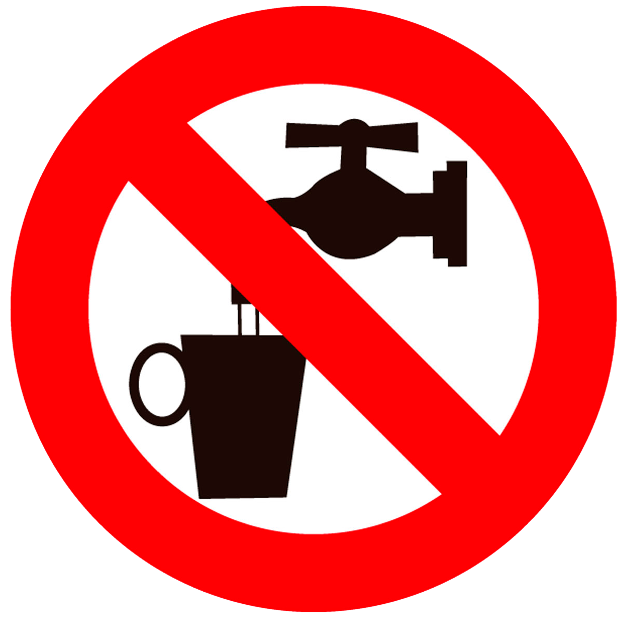 Cartel agua no potable 17x17 cm | Leroy Merlin