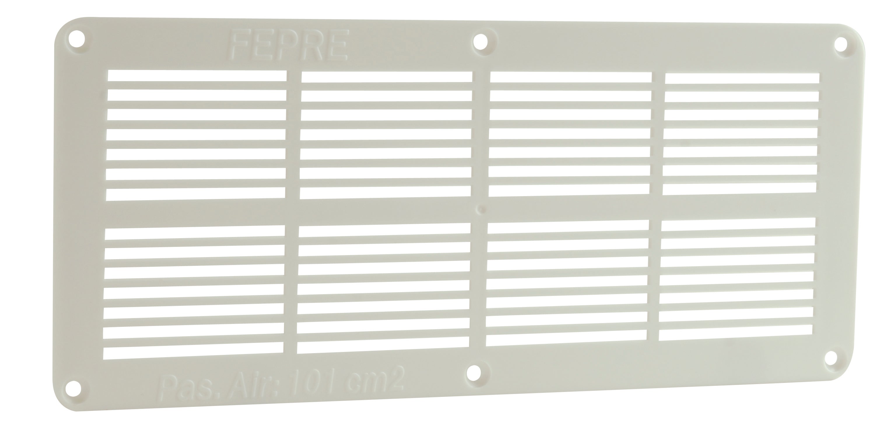 Rejilla de ventilación de pvc natural de 33.7x13.1x1 mm | Leroy Merlin