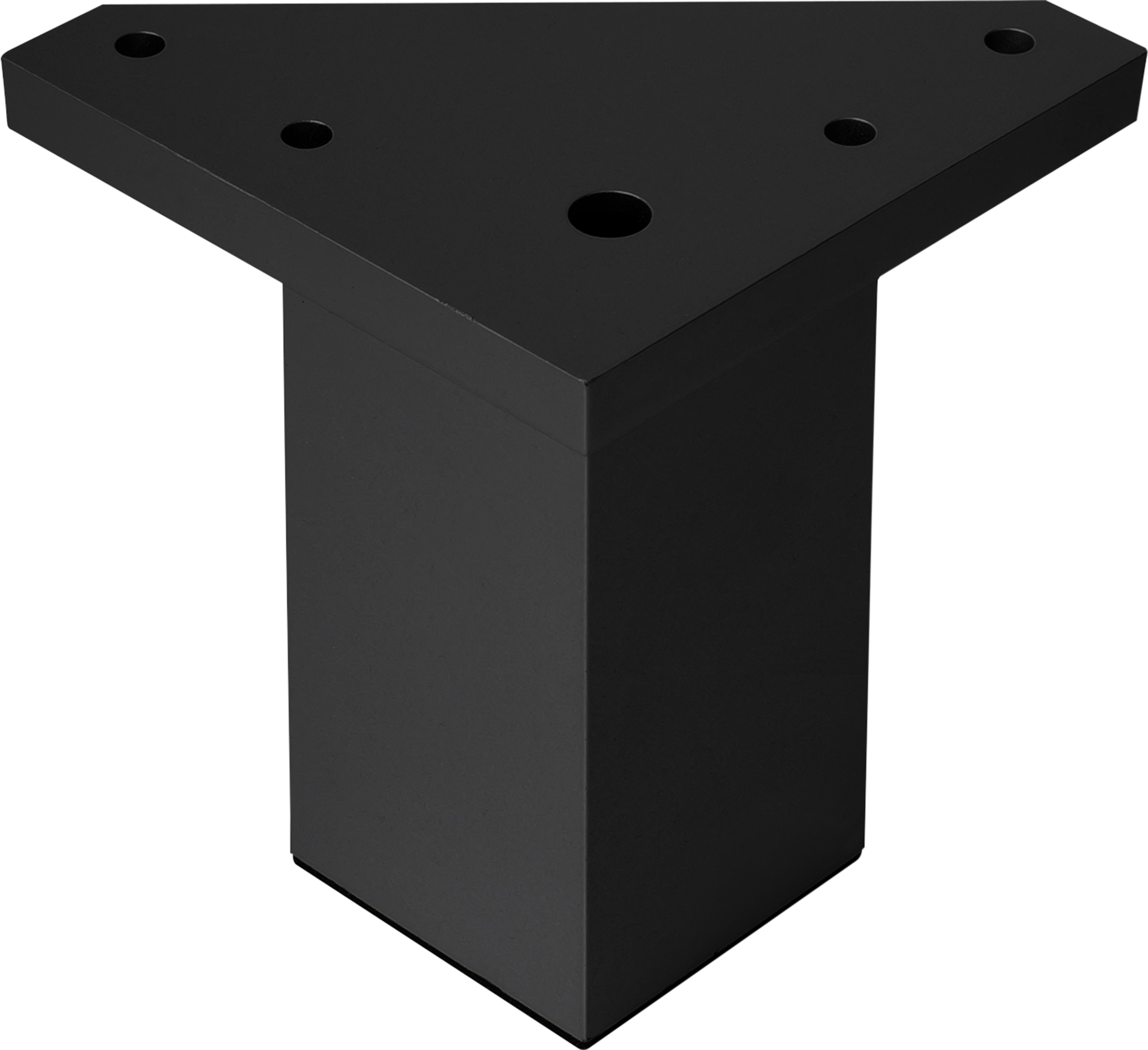 Pata para mueble de ABS color negro altura 8 cm | Leroy Merlin
