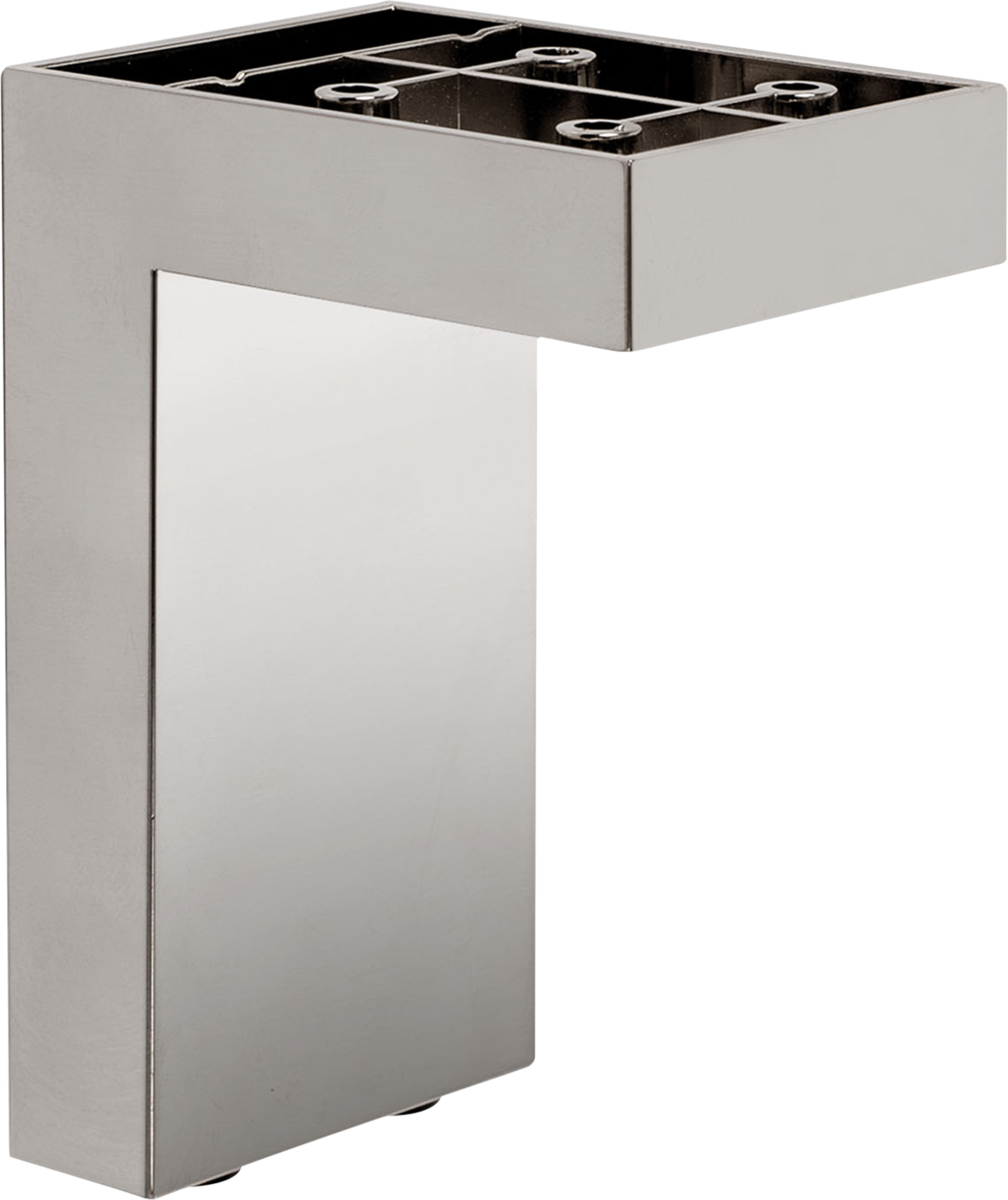Pata para mueble de ABS color gris altura 12 cm | Leroy Merlin