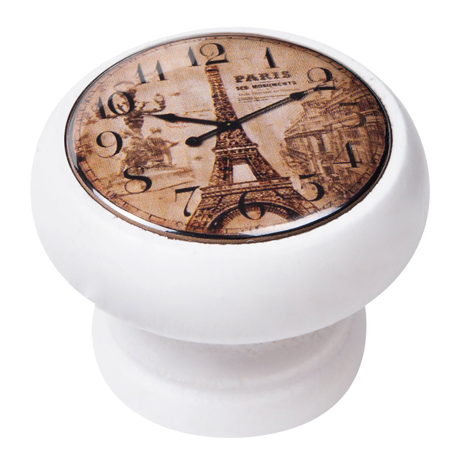 1 Pomo de mueble NESU 450Bl05 blanco, d. 25 | Leroy Merlin