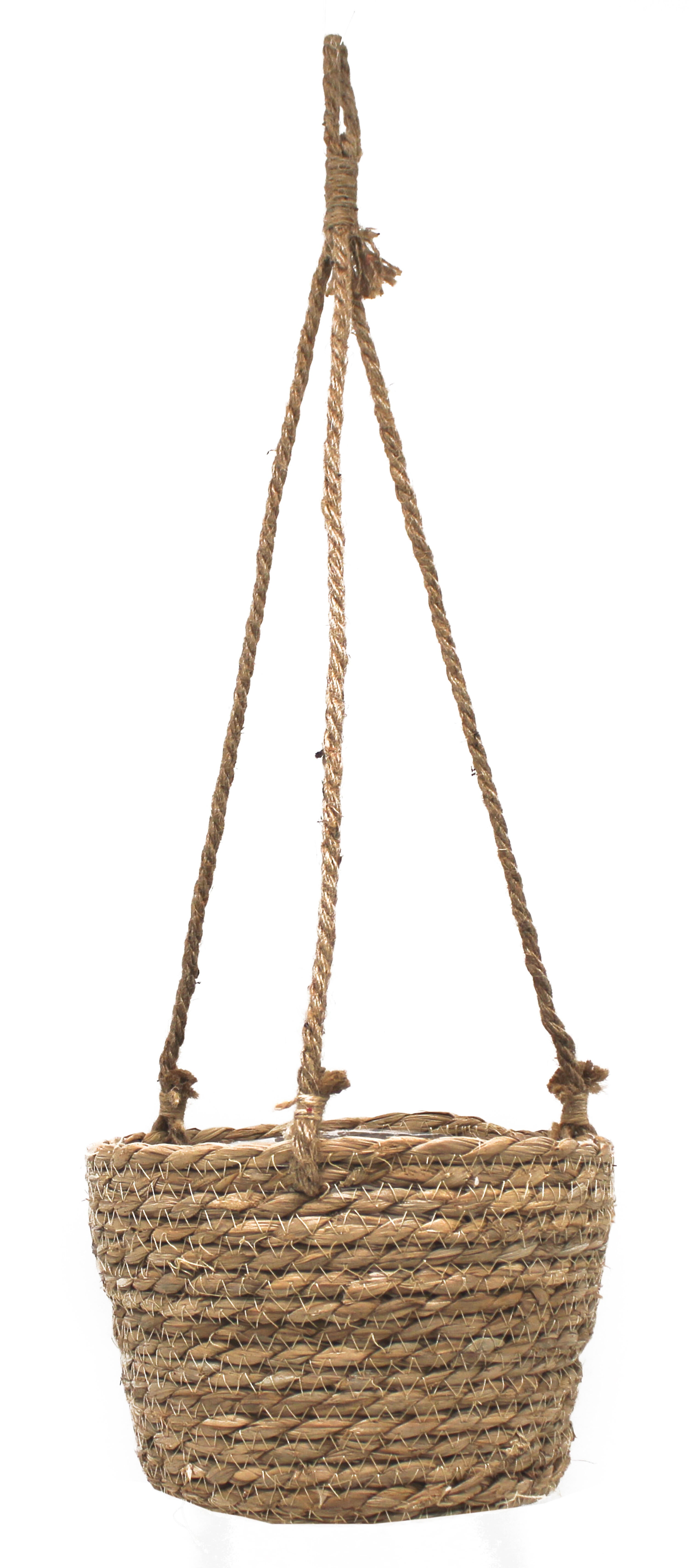 Maceta de junco de mar Turenne marrón 20x15 cm | Leroy Merlin