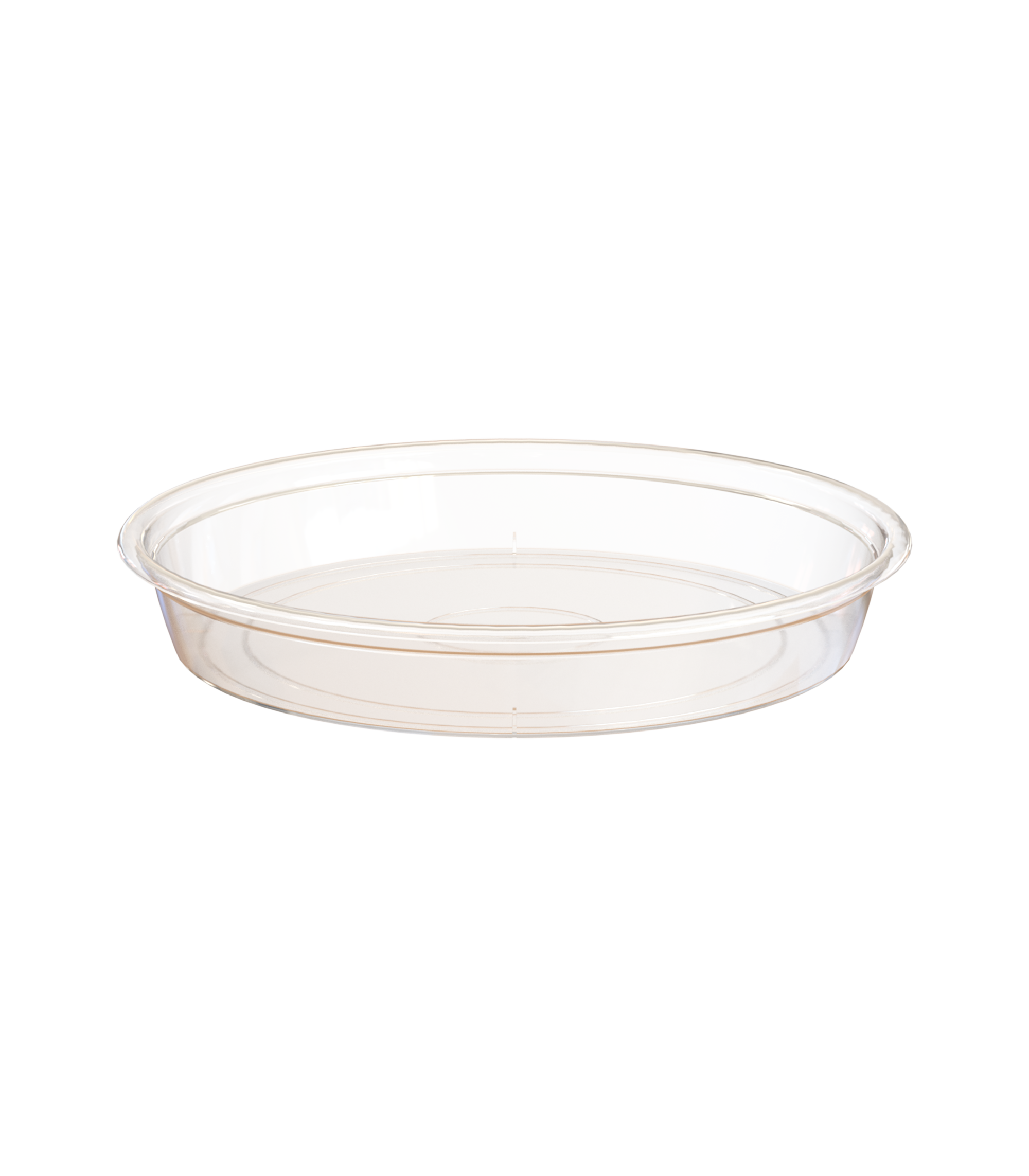 Plato para maceta y jardinera de polipropileno transparente Ø 12 cm ...
