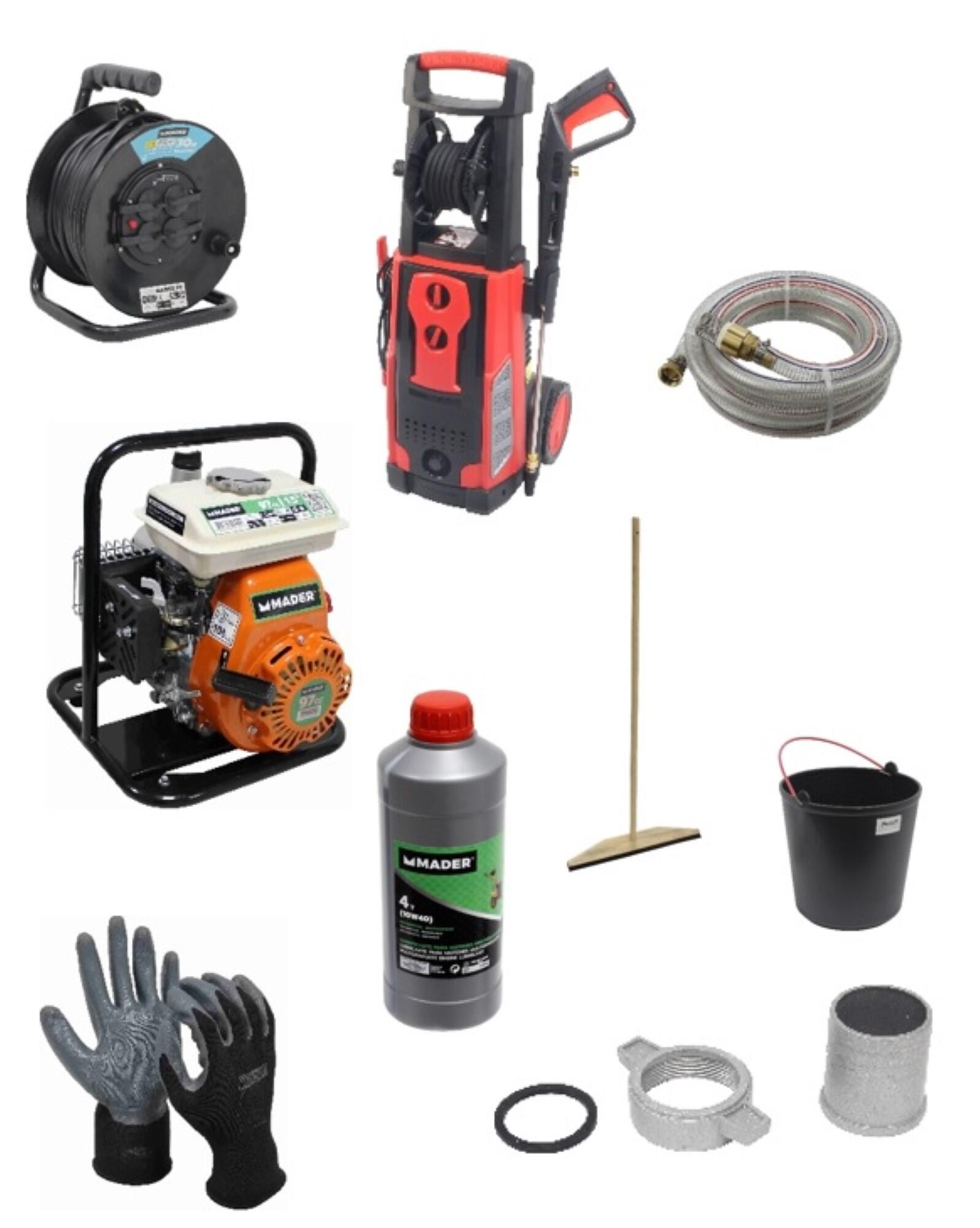 Pack de motobomba MGD 4T + equipo lavado + acc | Leroy Merlin