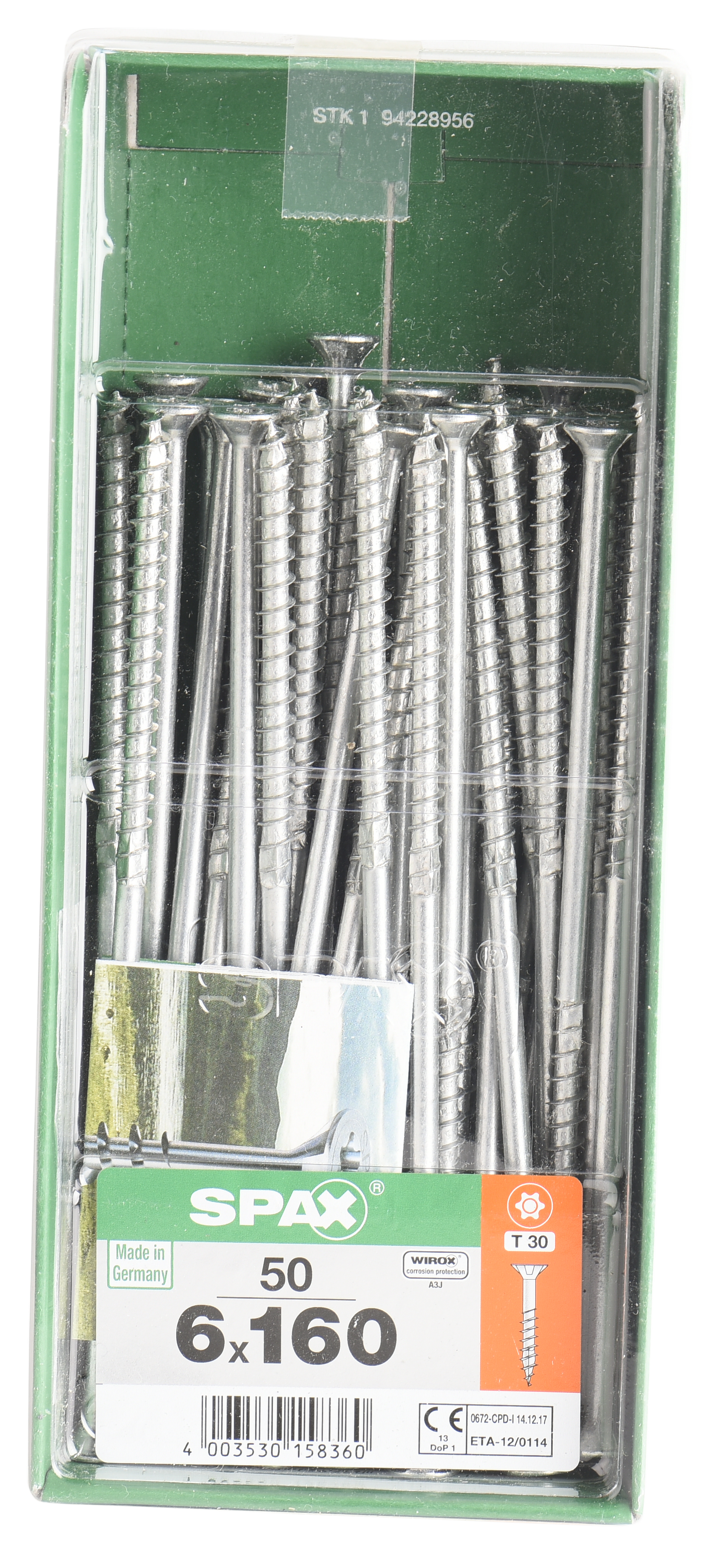 50 tornillo SPAX t-star+ con cabeza fresada, ø 6mm y 160 mm | Leroy Merlin