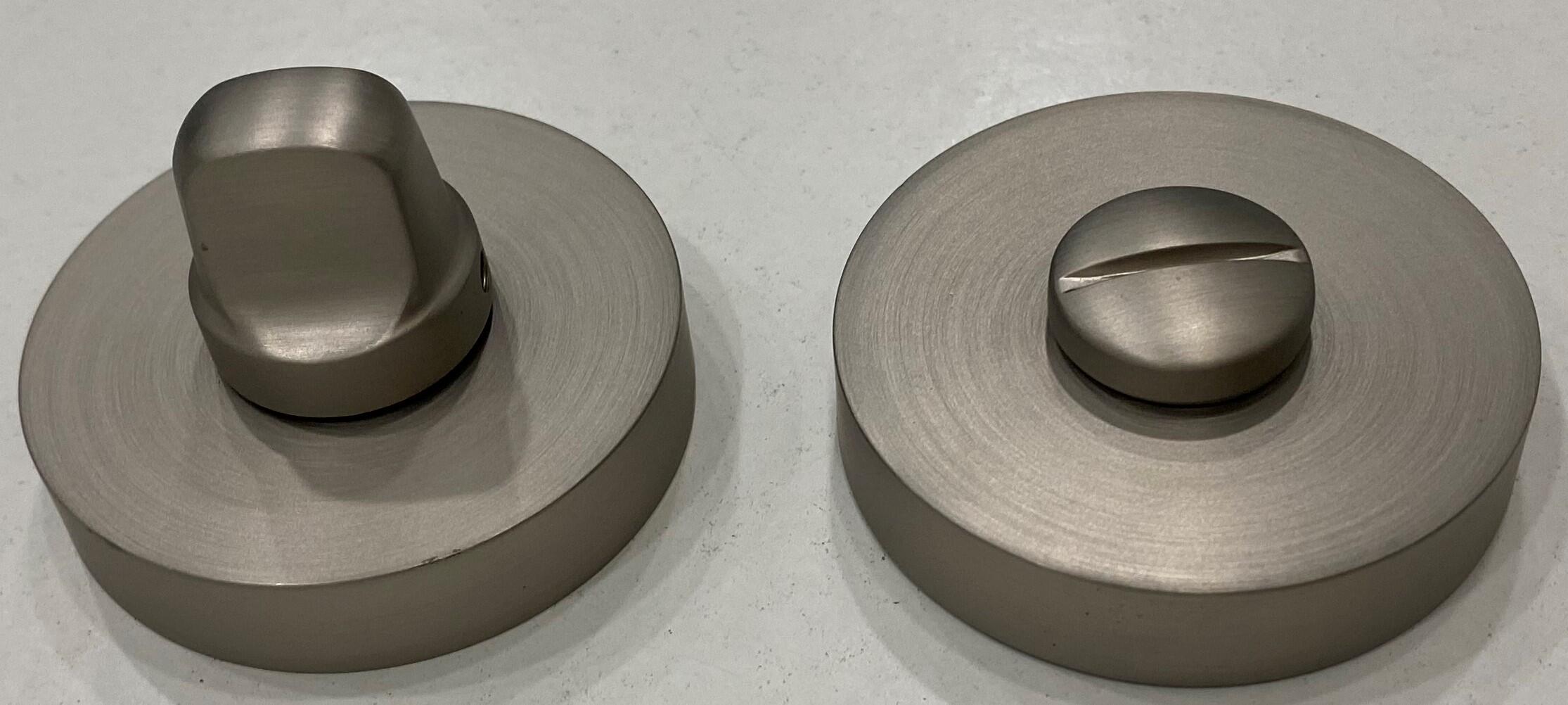 Condena de puerta cuadrada niquel mate | Leroy Merlin