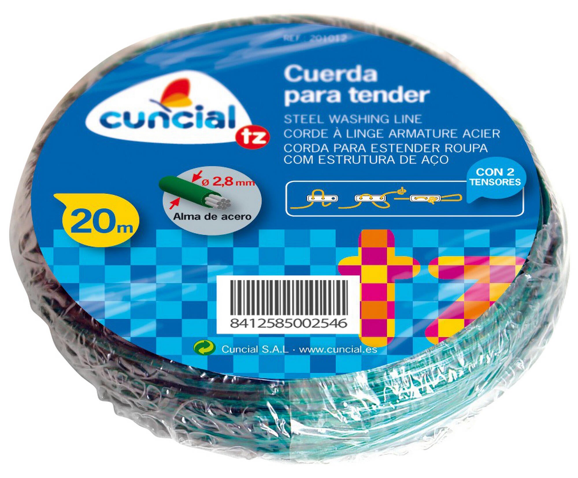 Cuerda para tender la ropa de acero de 20 m | Leroy Merlin