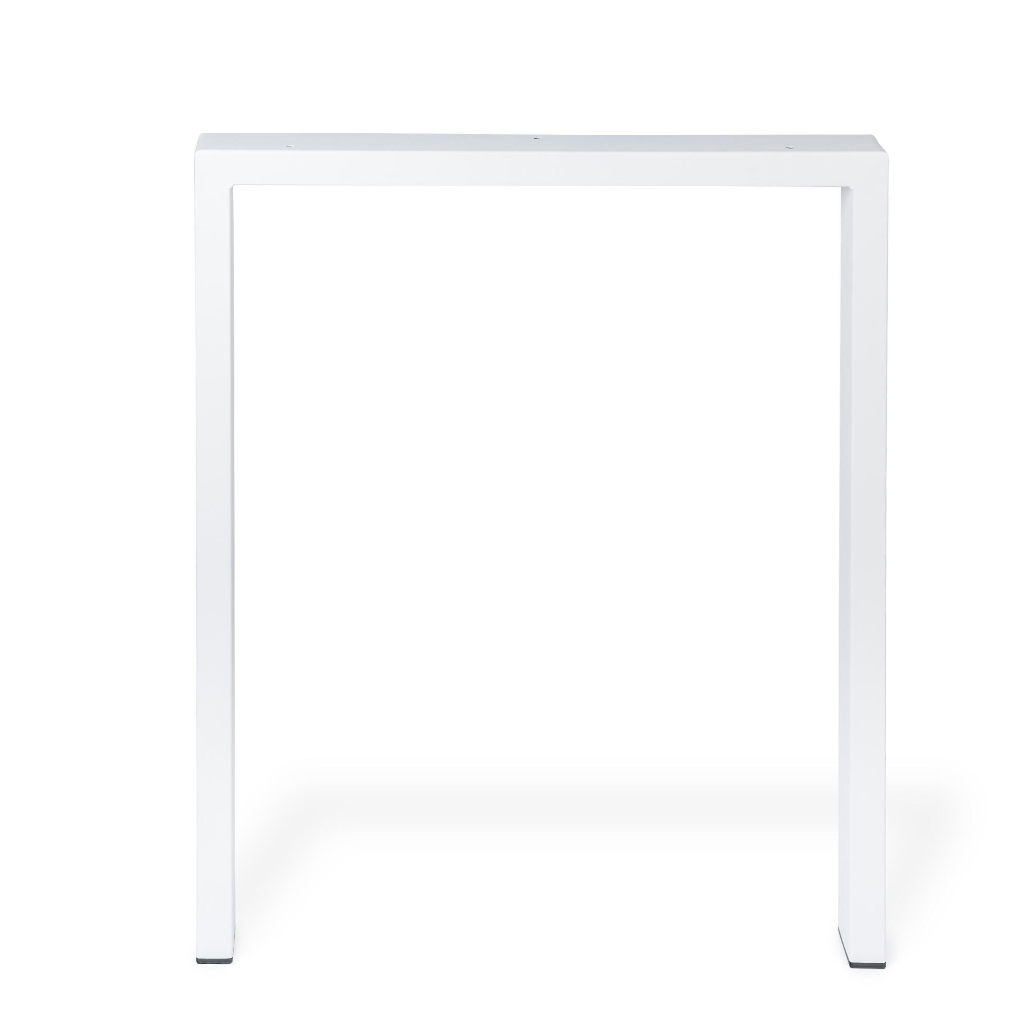 Pata para mesa de acero color blanco altura 70 cm | Leroy Merlin