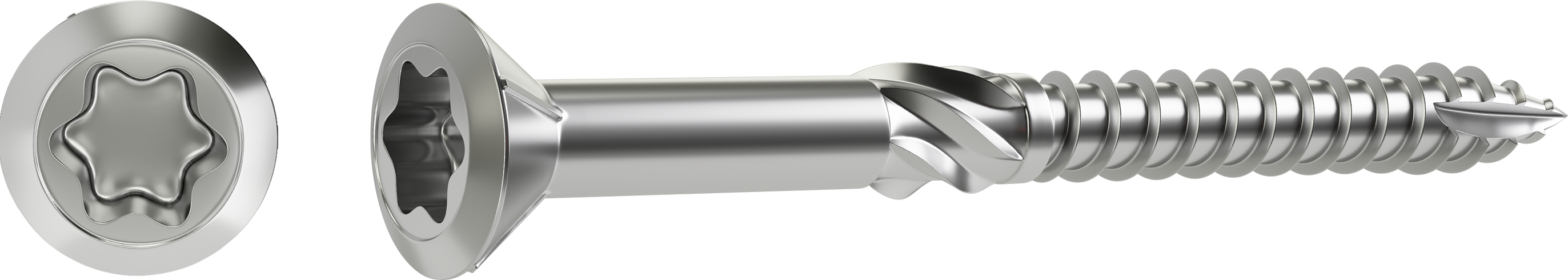 250 Tornillo para terraza en acero inoxidable STANDERS torx con cabeza ...