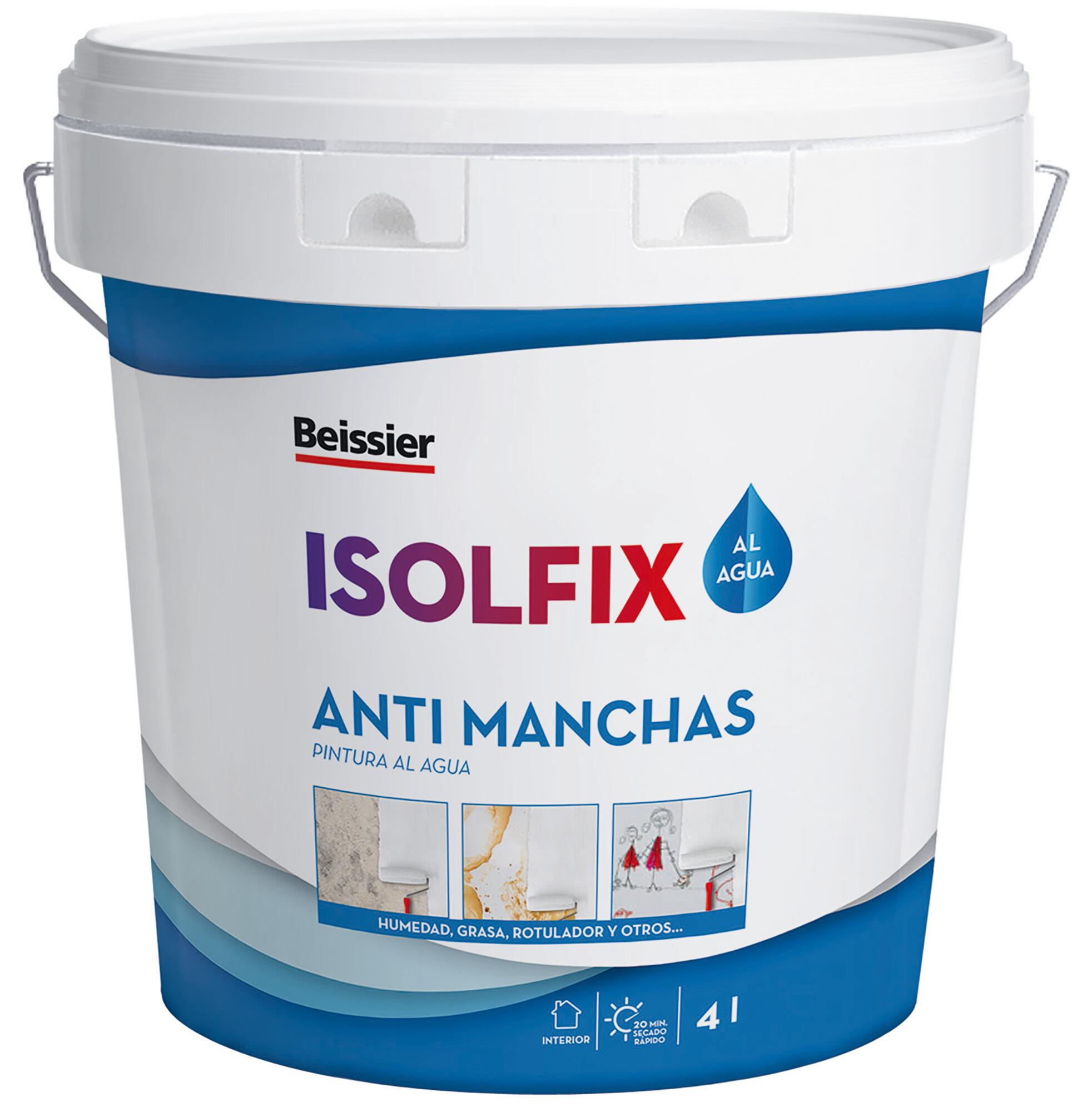 Pintura de interior antimanchas ISOLFIX color blanco mate 4L para ...