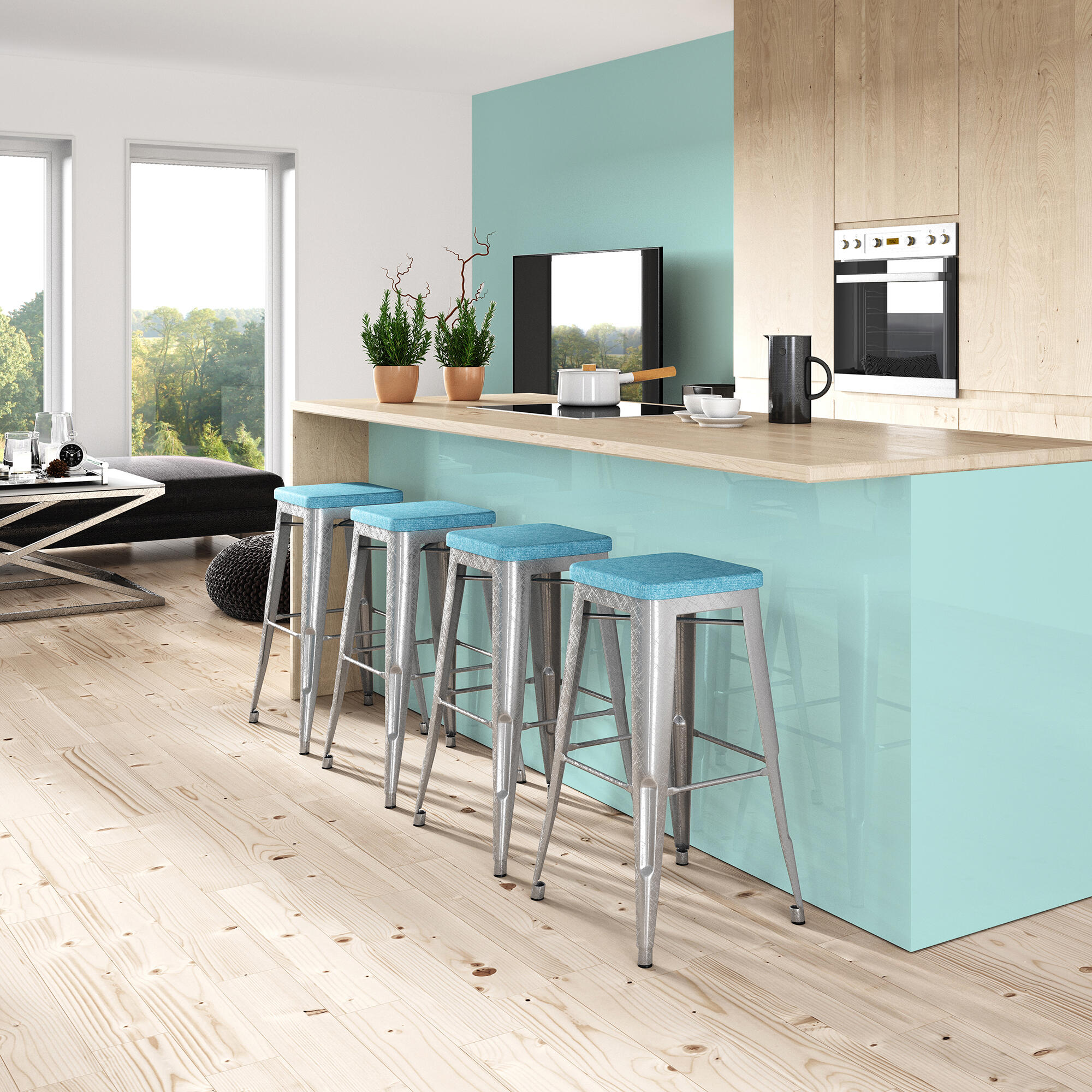 Pintura de interior Color a tu gusto REVETÓN color turquesa suave muy ...