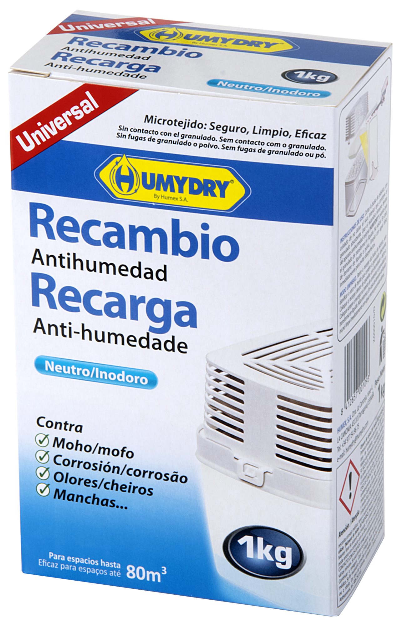 Recambio antihumedad HUMYDRY Magnum 1 kg | Leroy Merlin