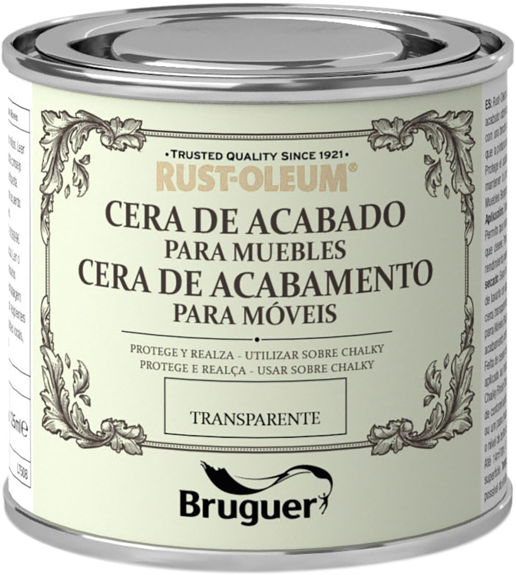 Cera de acabado para muebles RUST-OLEUM 125 ml transparente | Leroy Merlin