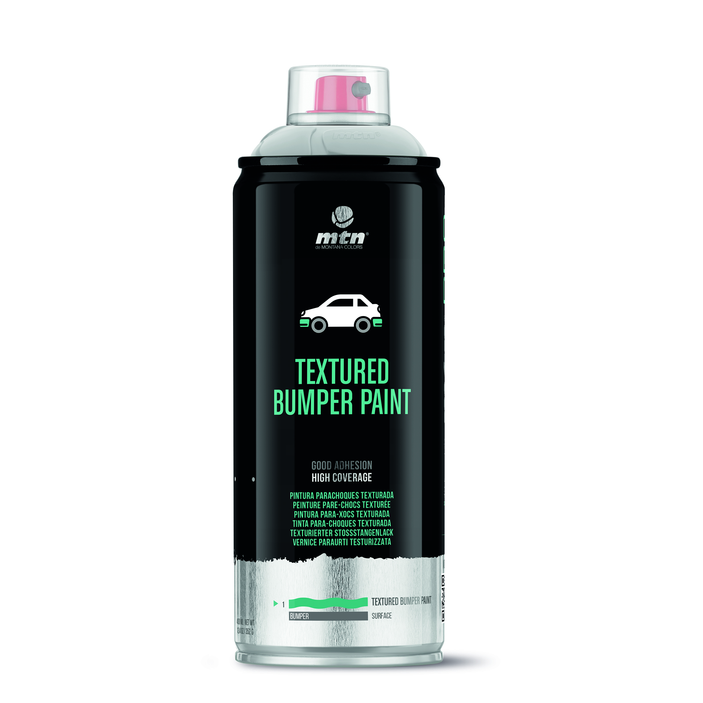 Spray pintura paracho text MONTANA pro 400ml gris | Leroy Merlin