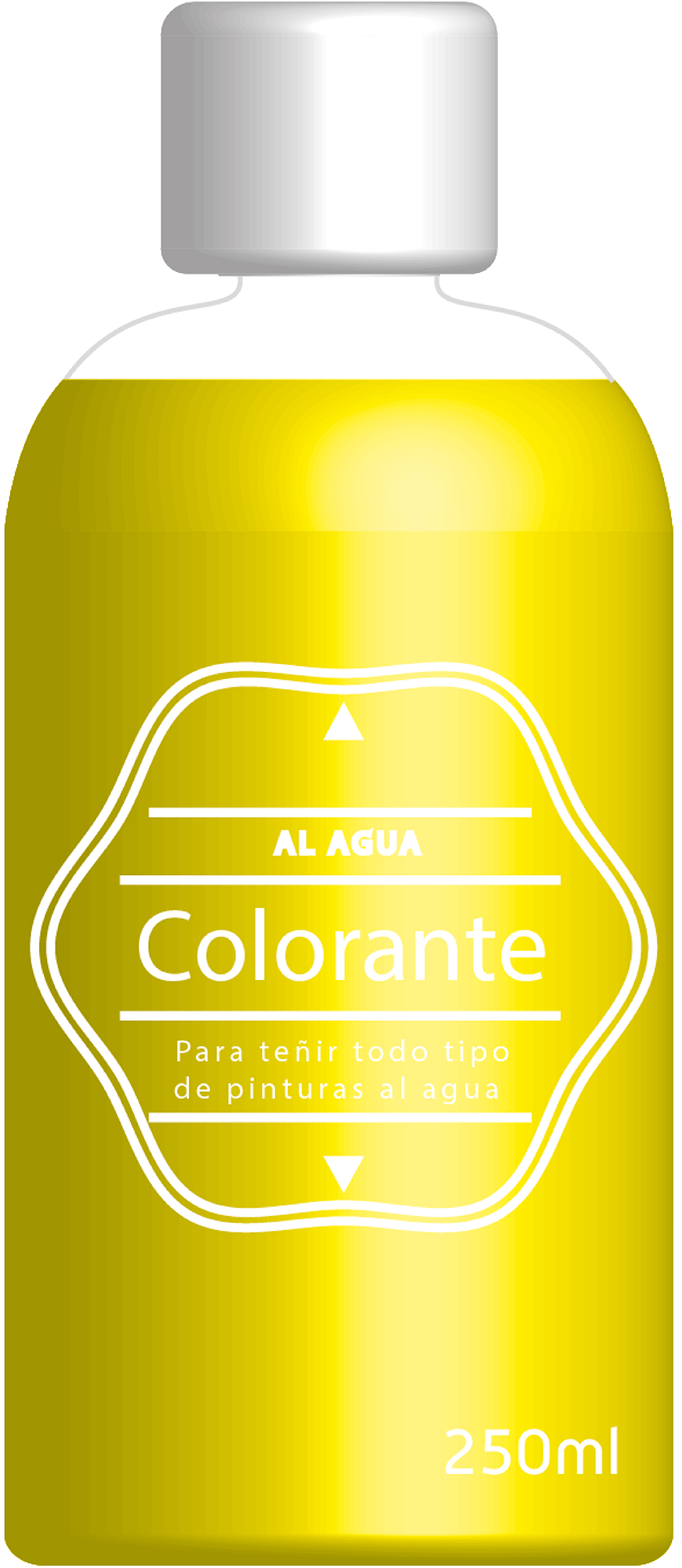 Colorante líquido base agua CPP color amarillo limón 250 ml interior ...