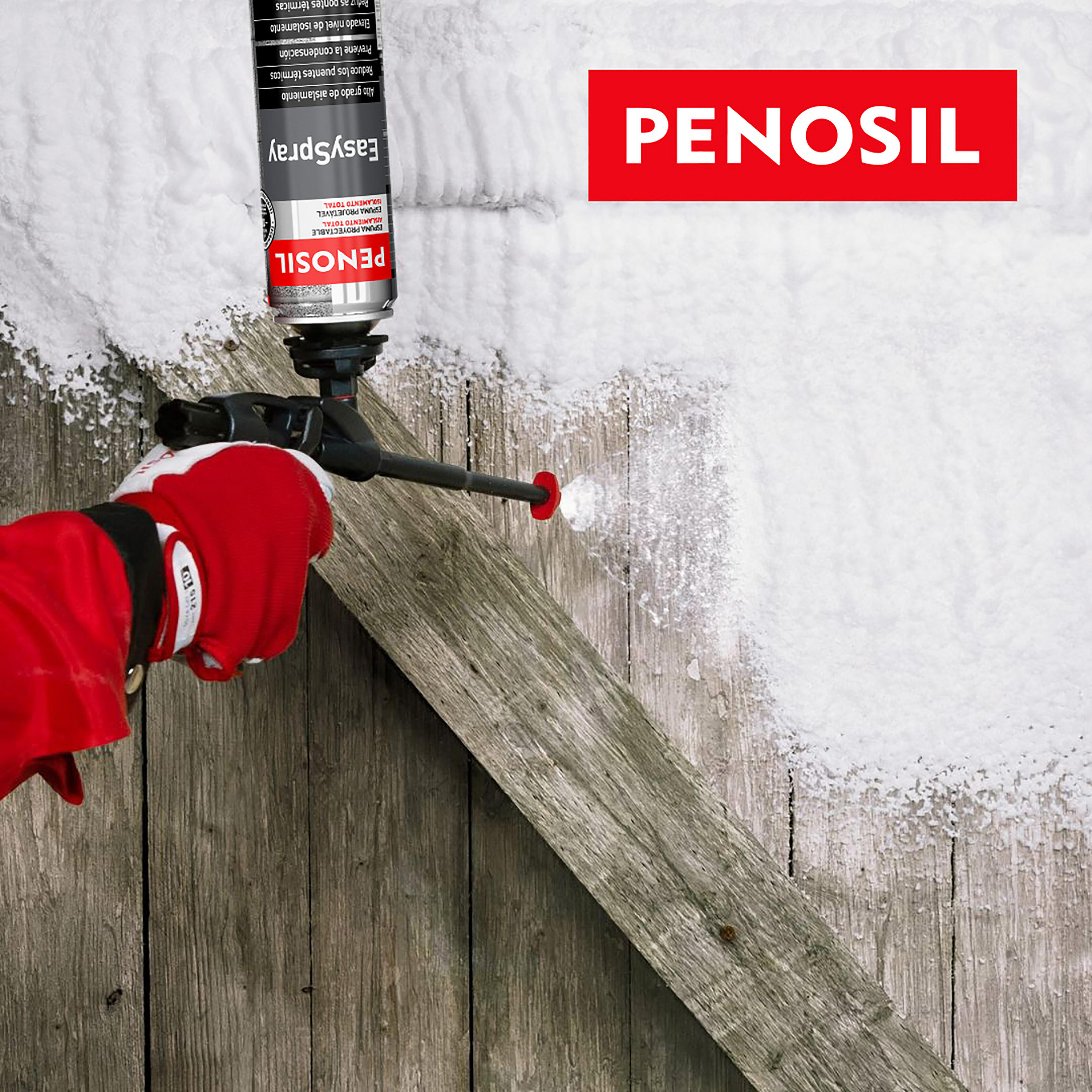 Espuma de poliuretano proyectable PENOSIL Easyspray 700 ml | Leroy Merlin