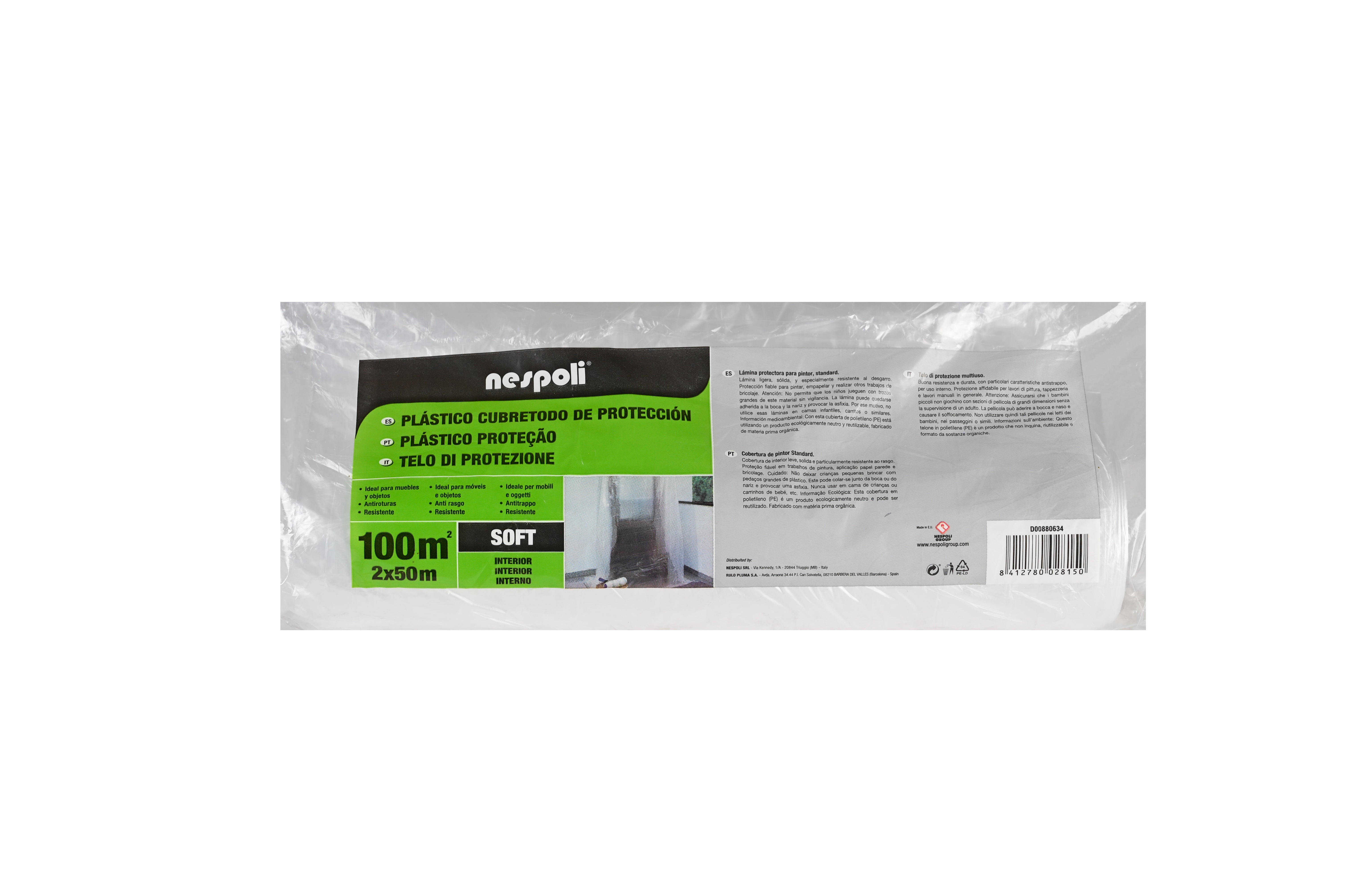 Plástico de protección standard 2x50m | Leroy Merlin