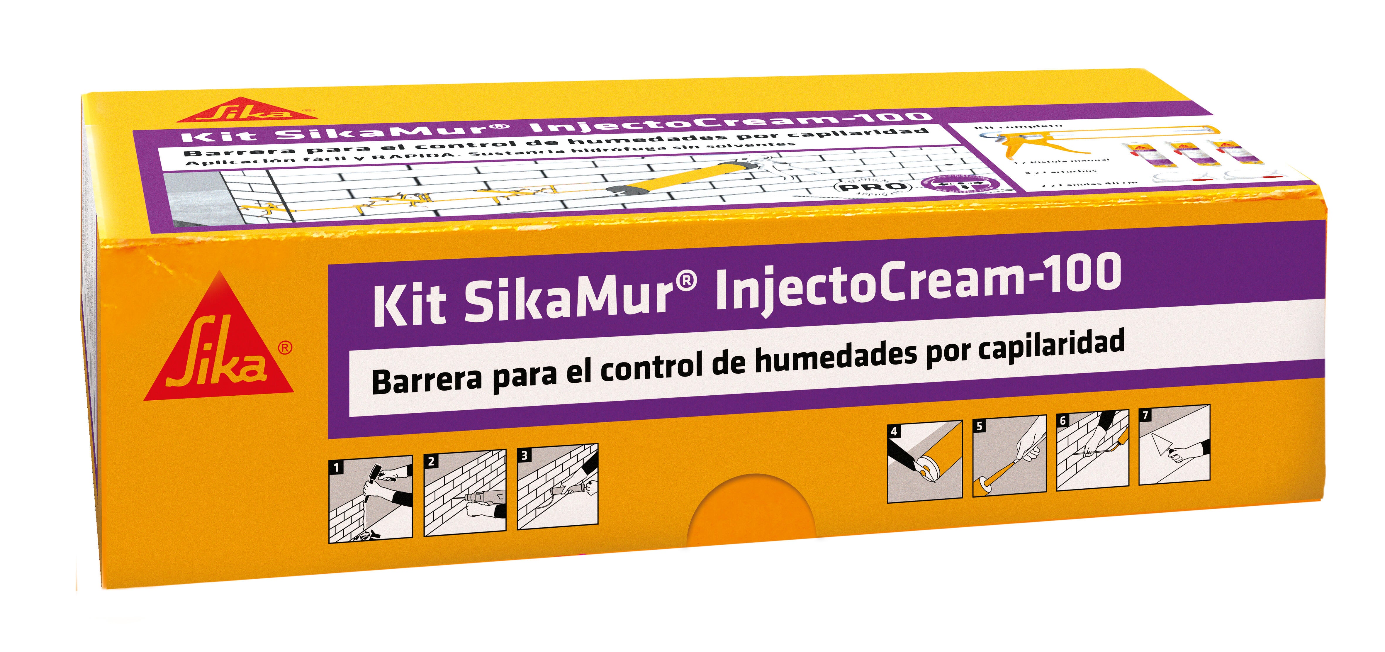 Kit de 3 unidades SIKAMUR INJET cream 300 + pistola | Leroy Merlin
