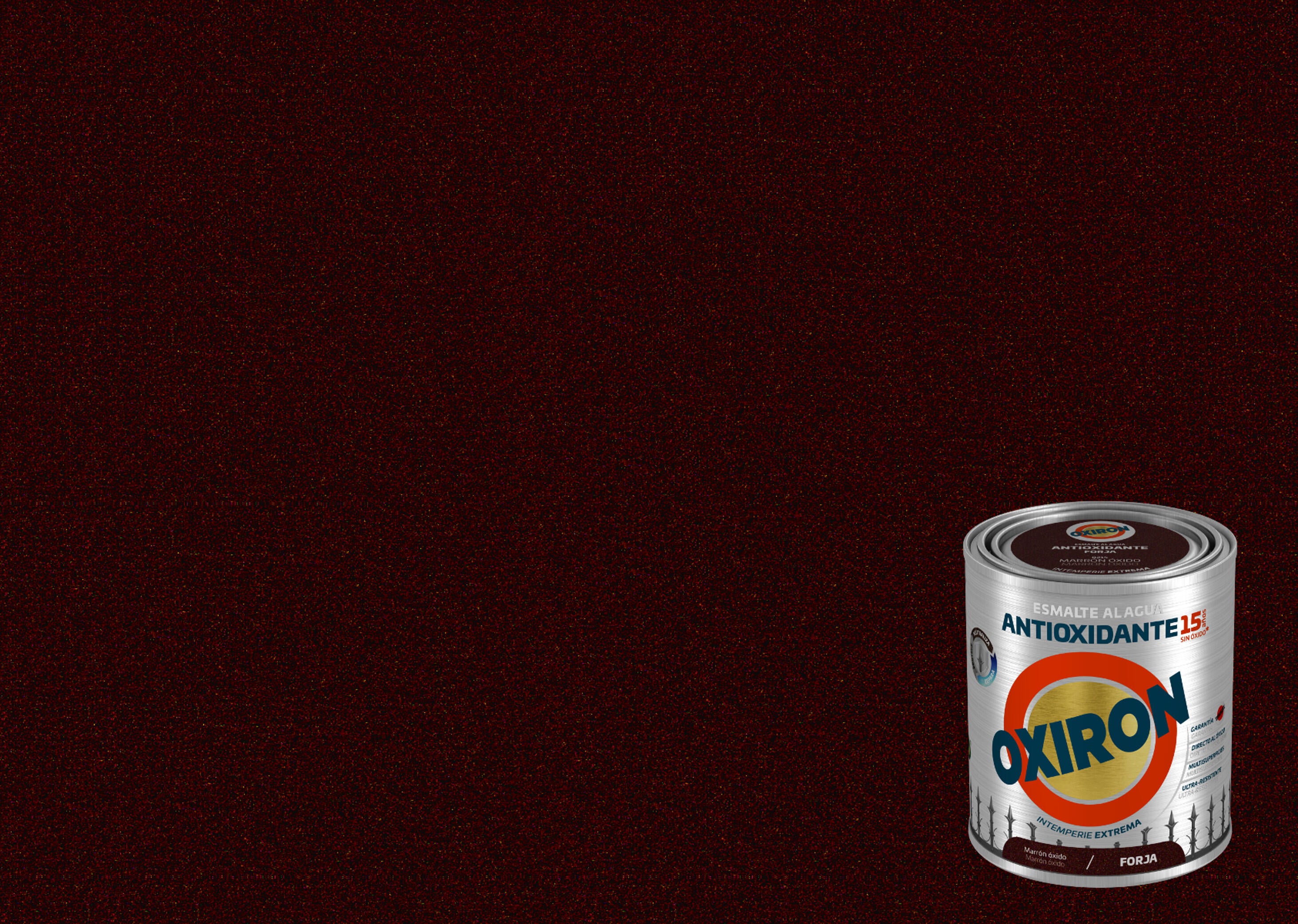 Pintura exterior color marrón óxido para acero inoxidable, mobiliario ...