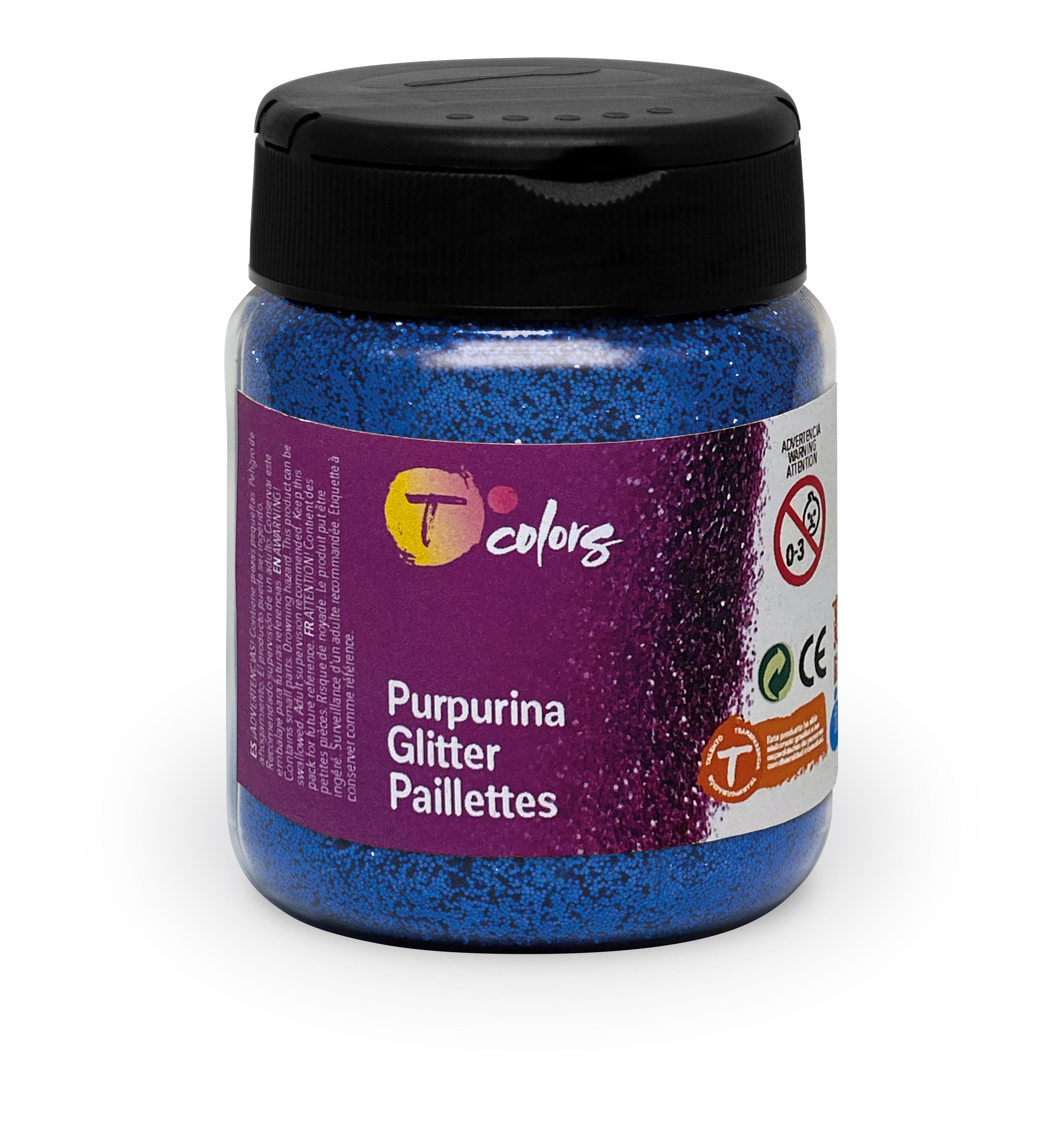 Bote purpurina TCOLORS 130ml azul | Leroy Merlin