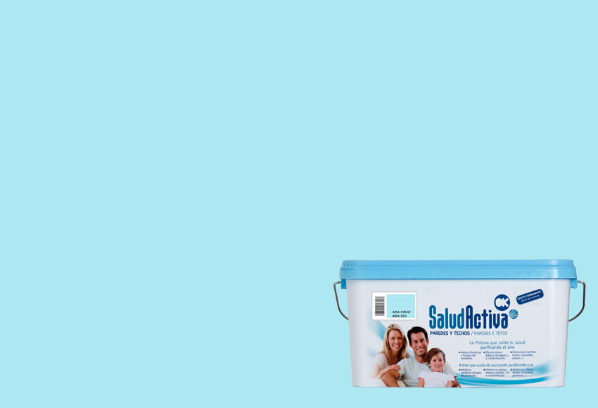 Pintura interior Salud Activa azul cielo mate 4L | Leroy Merlin
