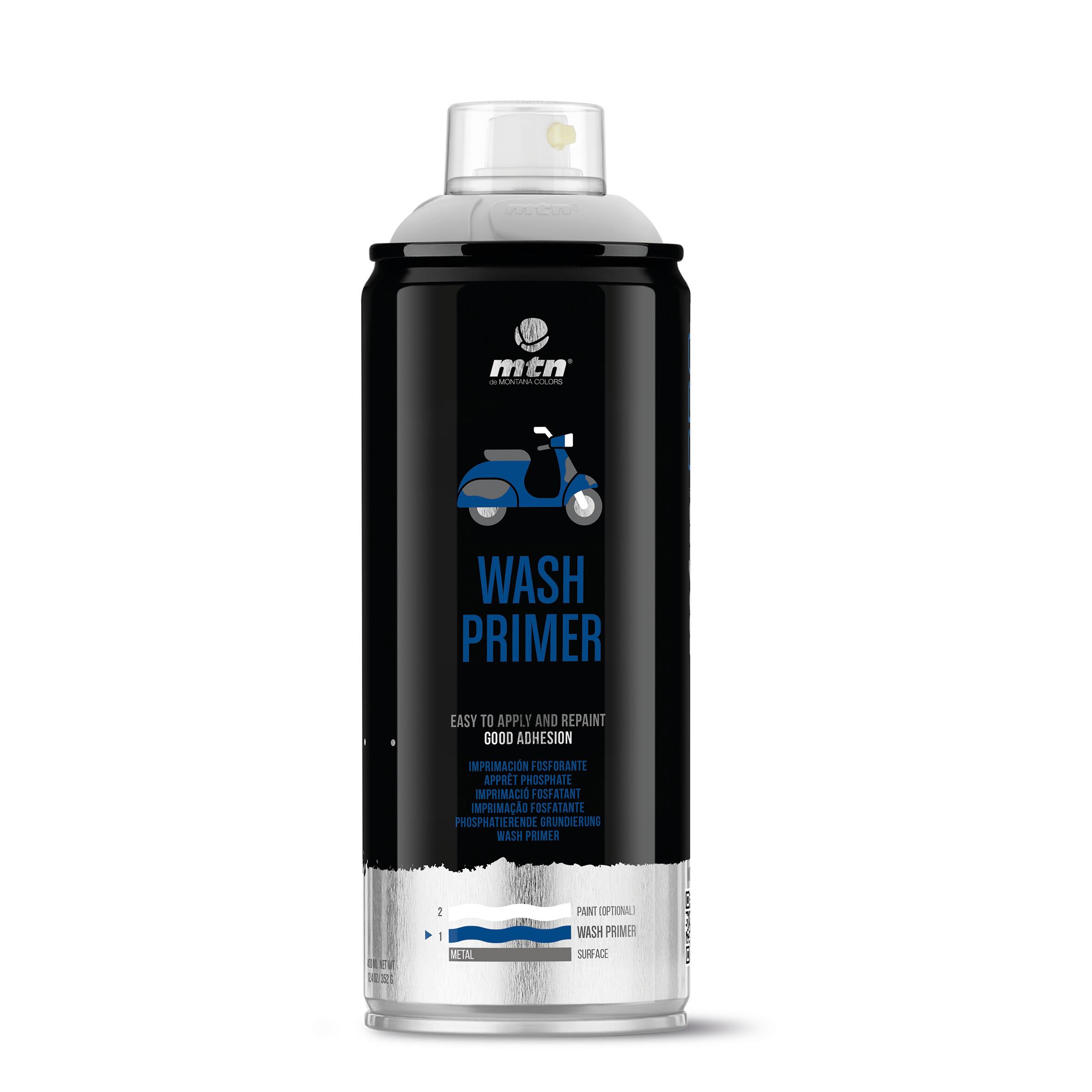 Spray imprimación fosfa wash MONTANA pro 400ml gris | Leroy Merlin