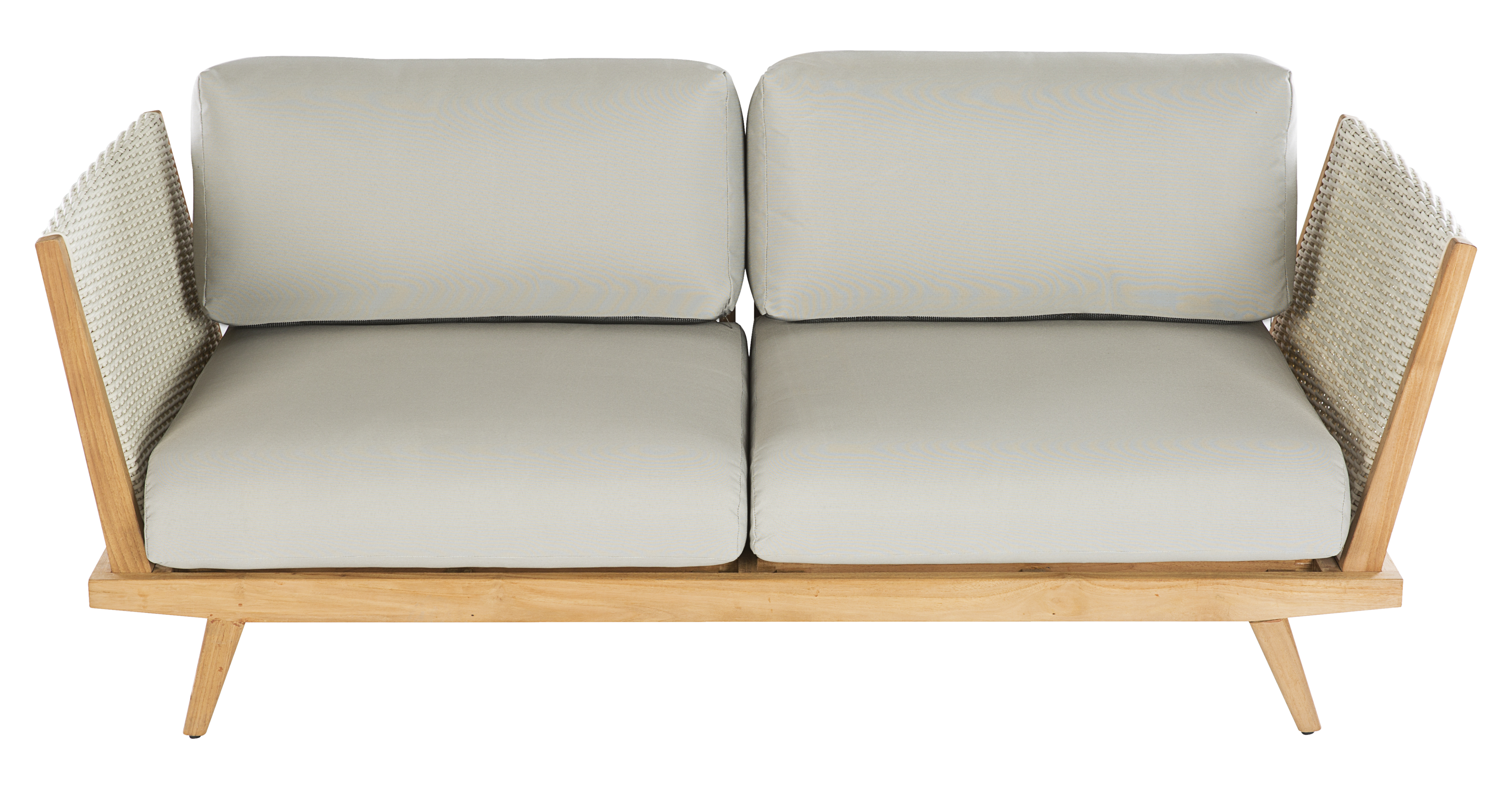 Banco/sofá de exterior de ratán sintético Sidonia Beige | Leroy Merlin