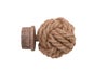 Set barra 2 metros madera Roble Dore D28 y terminal Roble/Cuerda ...