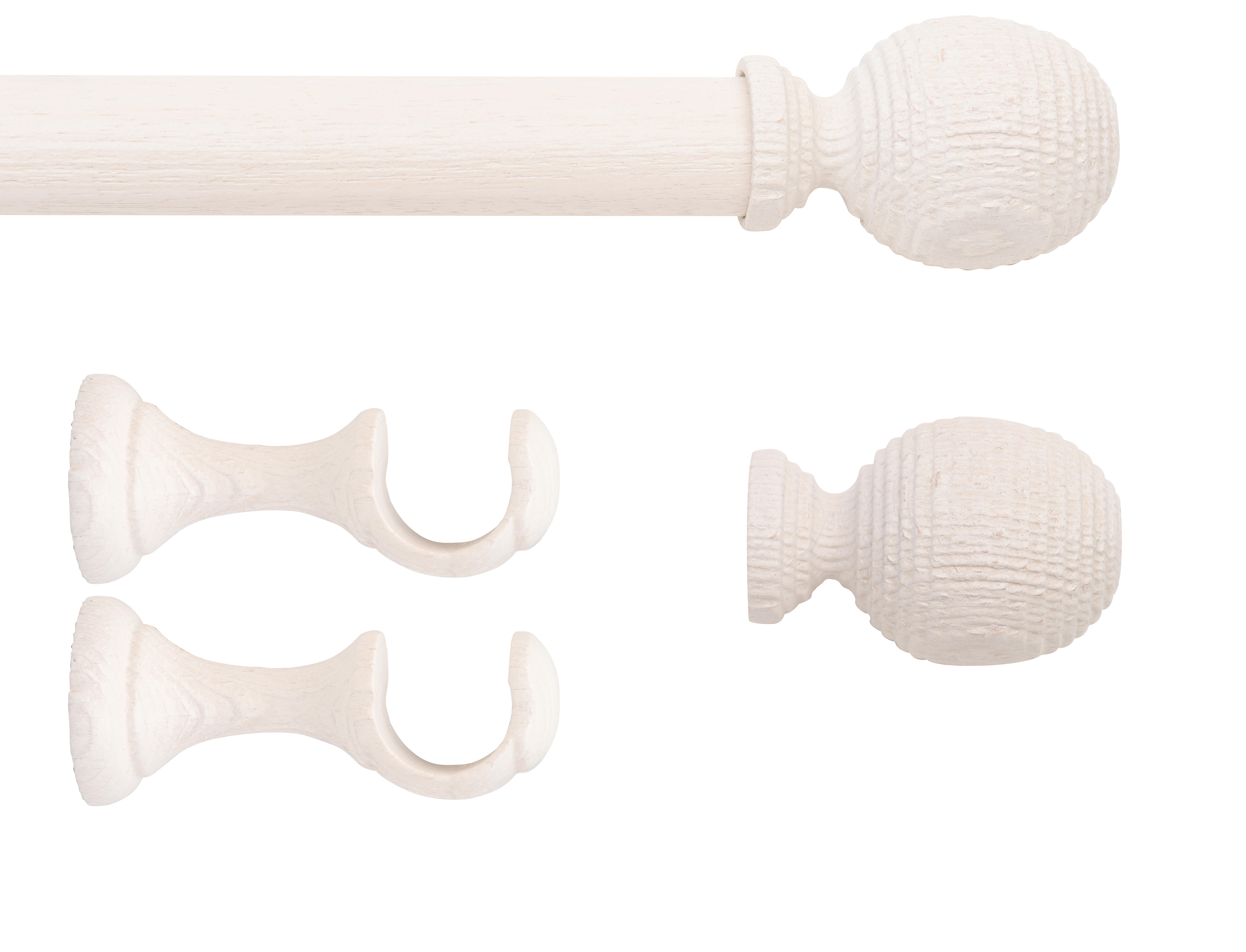 Set barra 2 metros madera Decape D28 y terminal Bola | Leroy Merlin