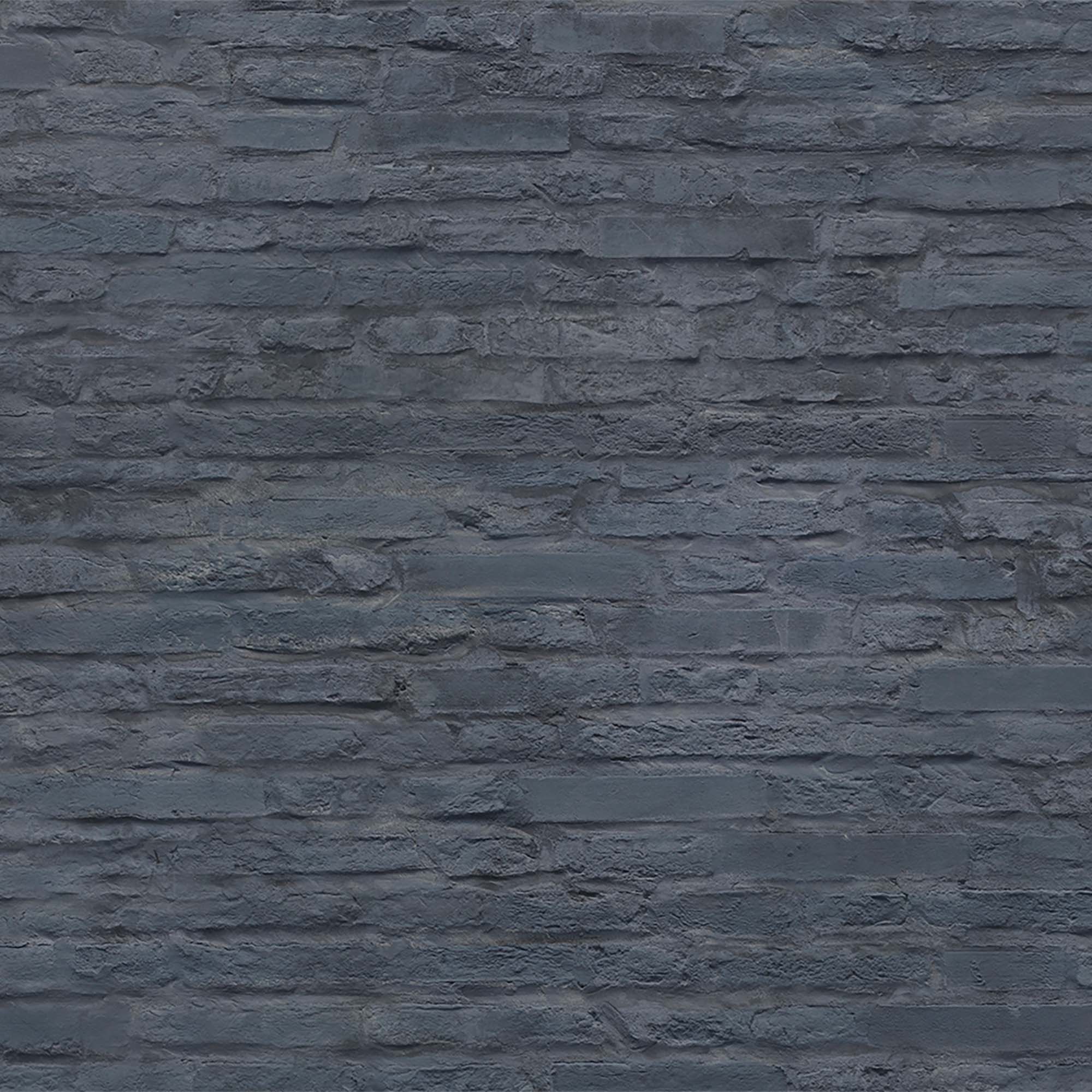 Revestimiento adhesivo mural gris Brick de 1 x 2m | Leroy Merlin