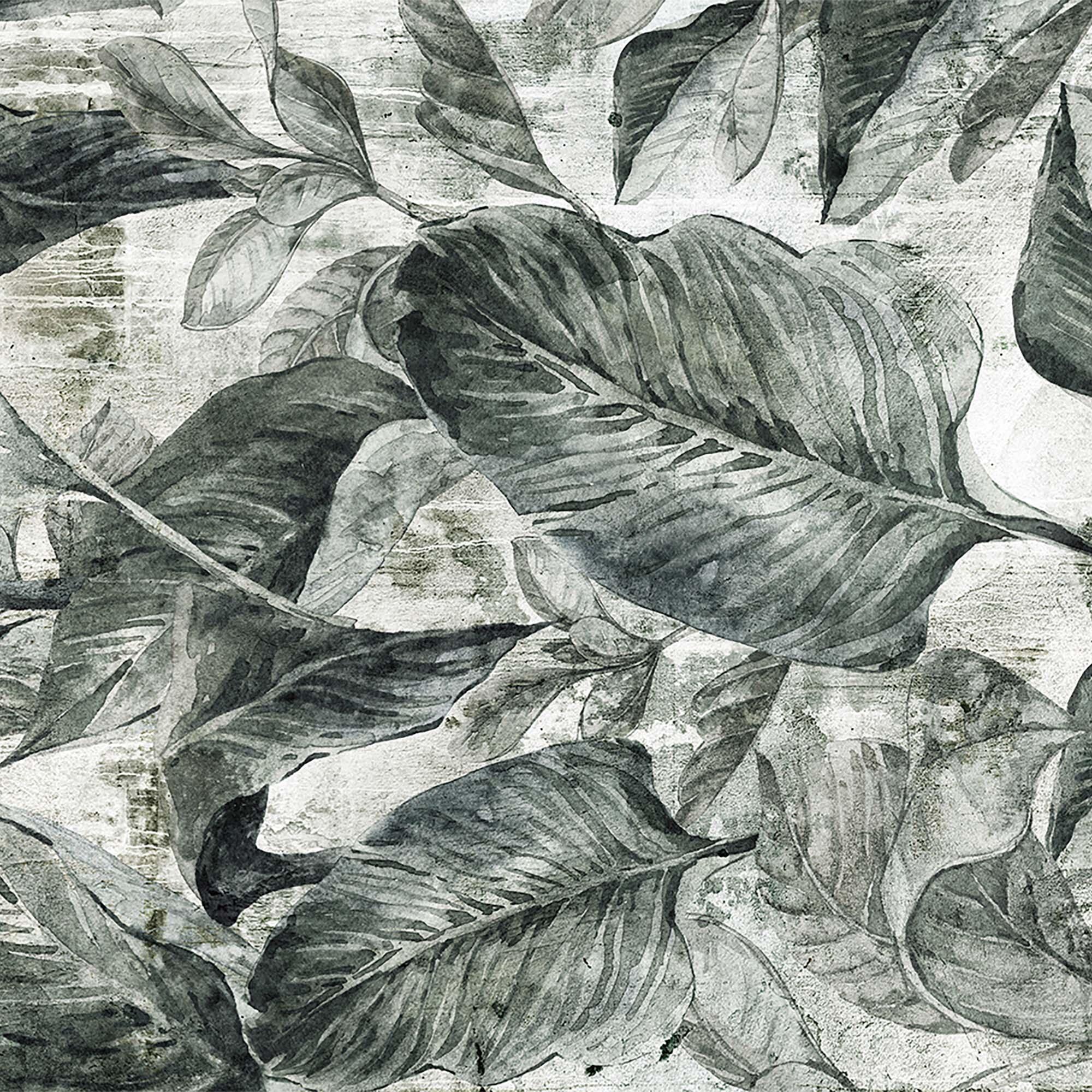 Revestimiento adhesivo mural hoja verde Bananera de 1 x 2m | Leroy Merlin