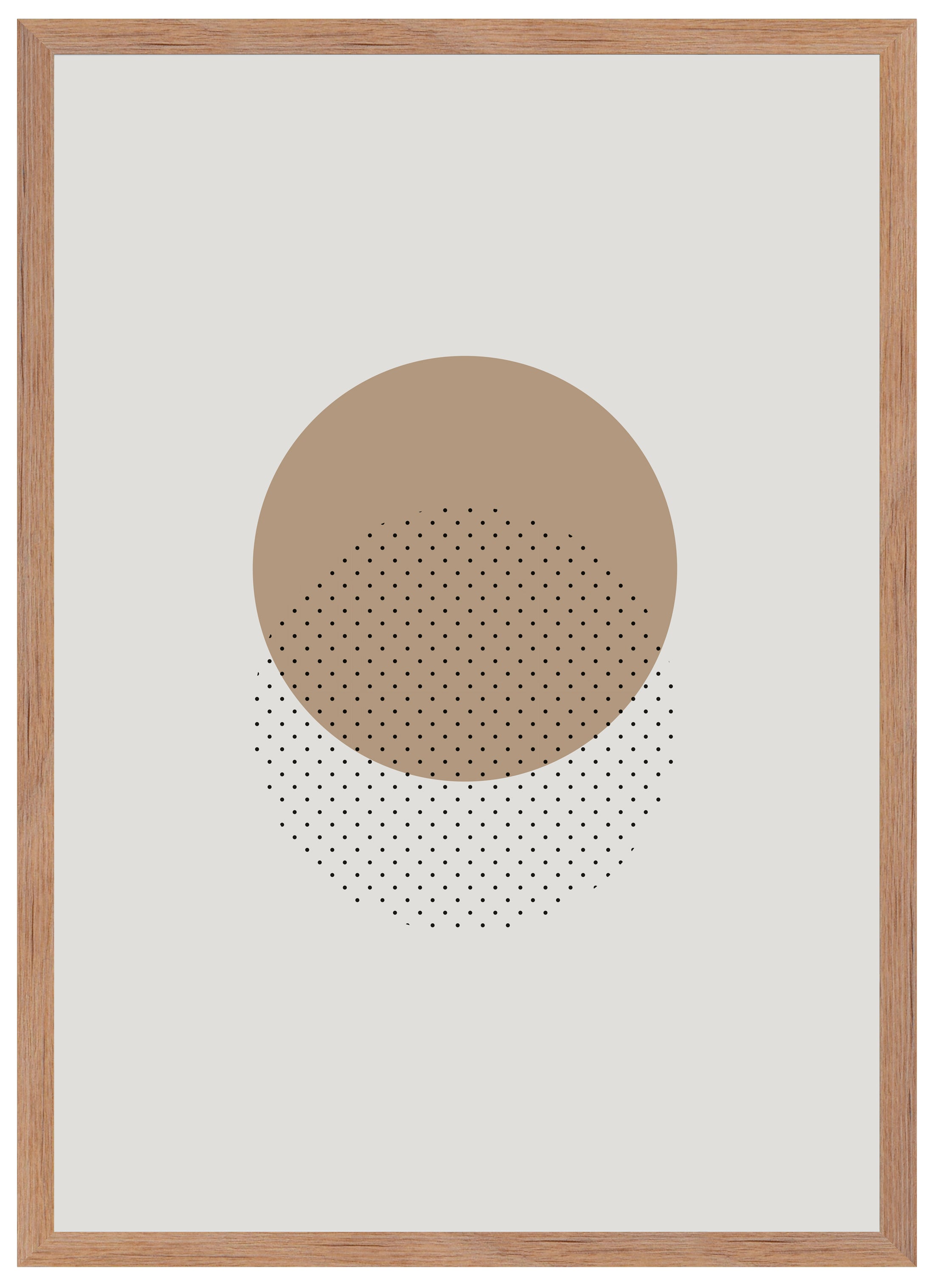 Cuadro pintado con marco Shapes Ii 70 cm x 50 cm | Leroy Merlin