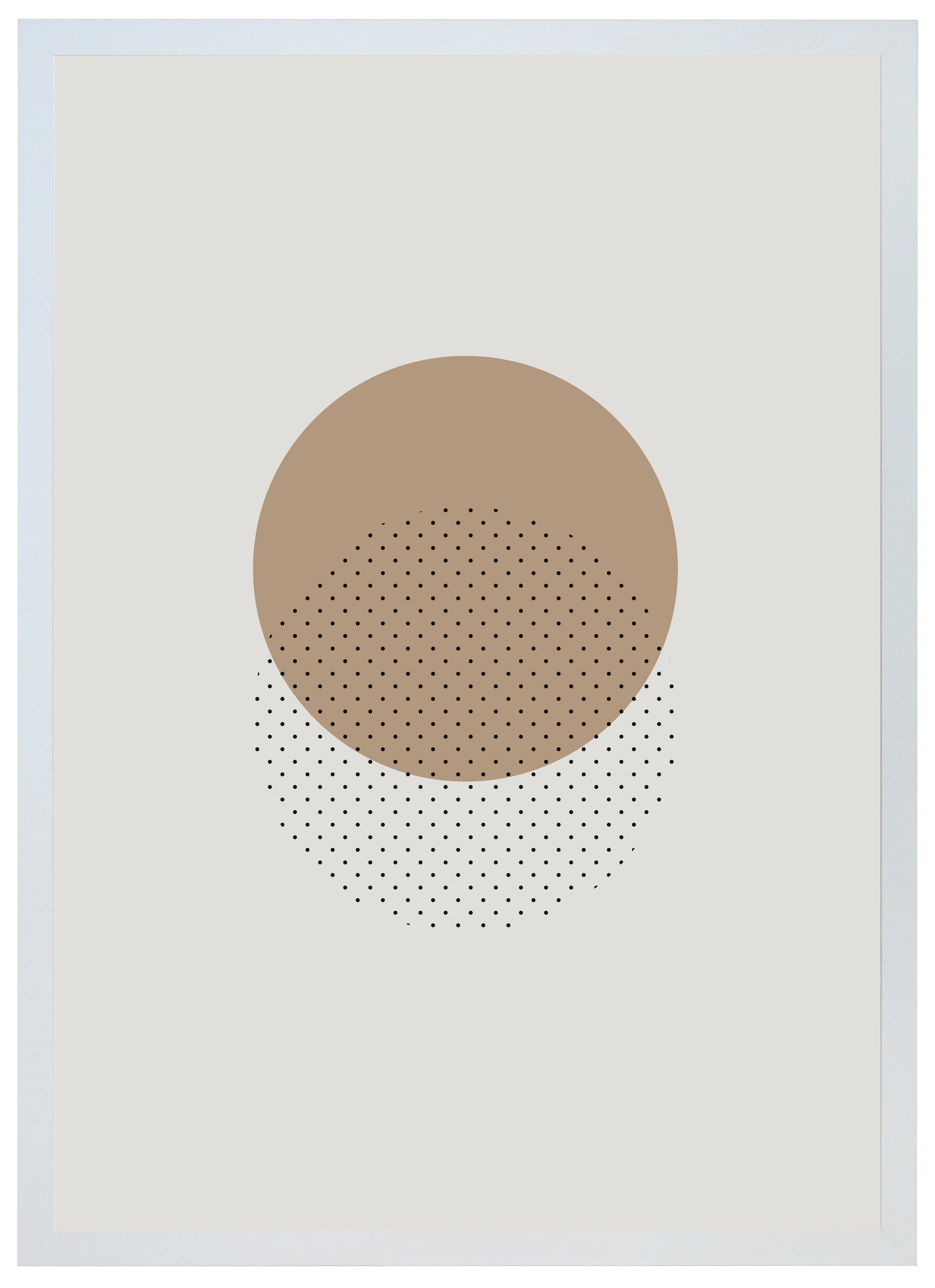 Cuadro pintado con marco Shapes Ii 70 cm x 50 cm | Leroy Merlin