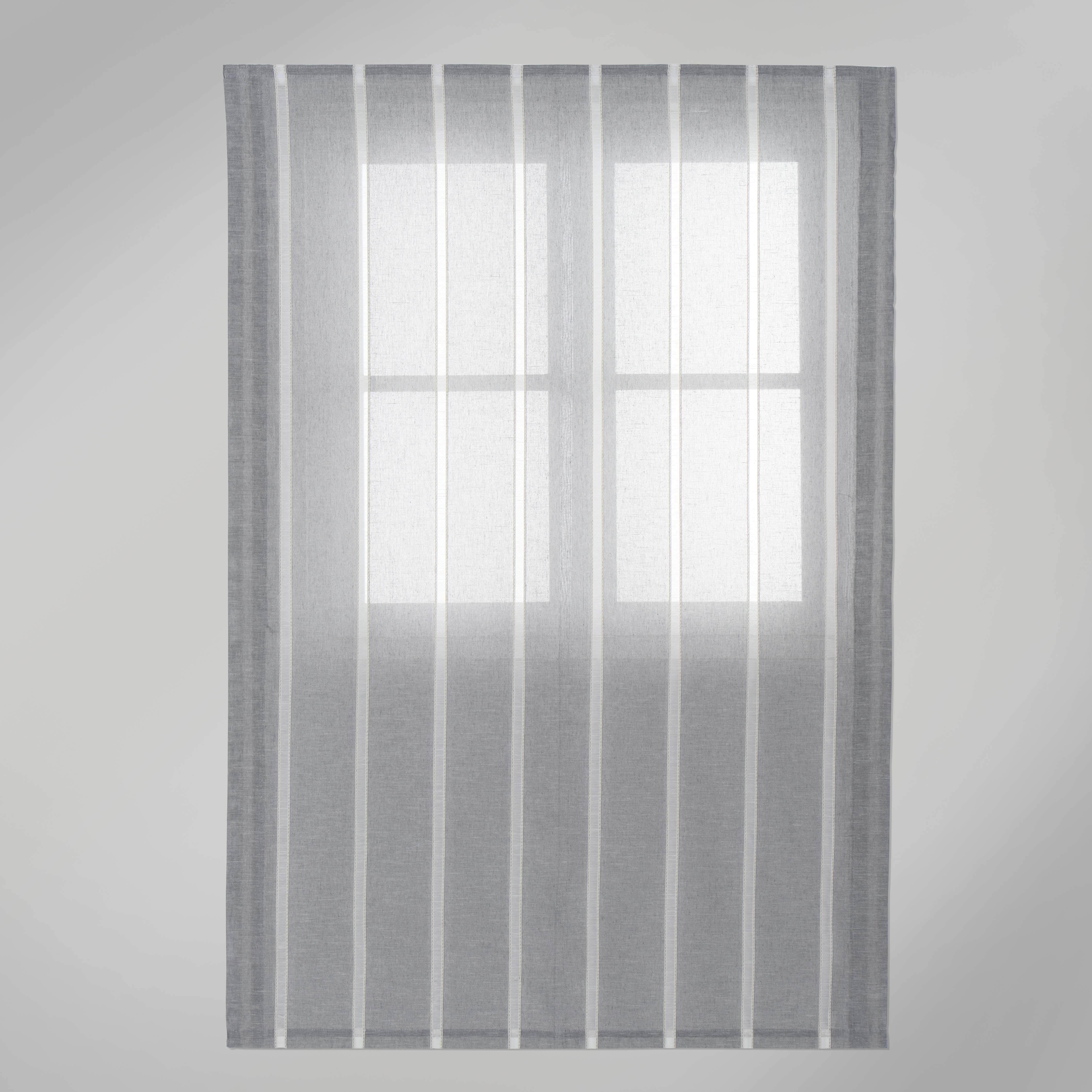 Estor plegable paqueto semi-trasparente con cadena Caños poliéster ...