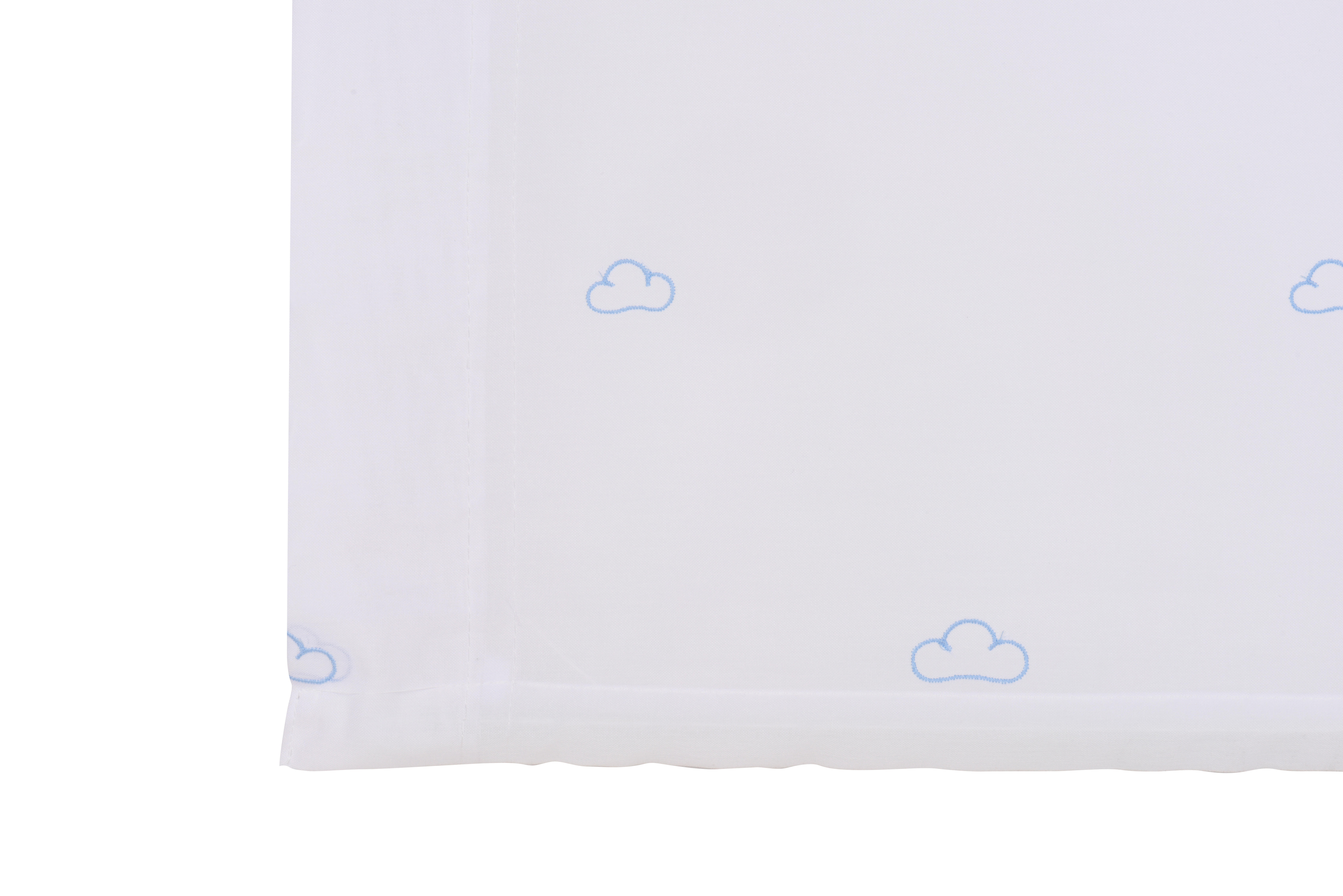 Estor plegable paqueto Nubes azul de 90x250 cm | Leroy Merlin