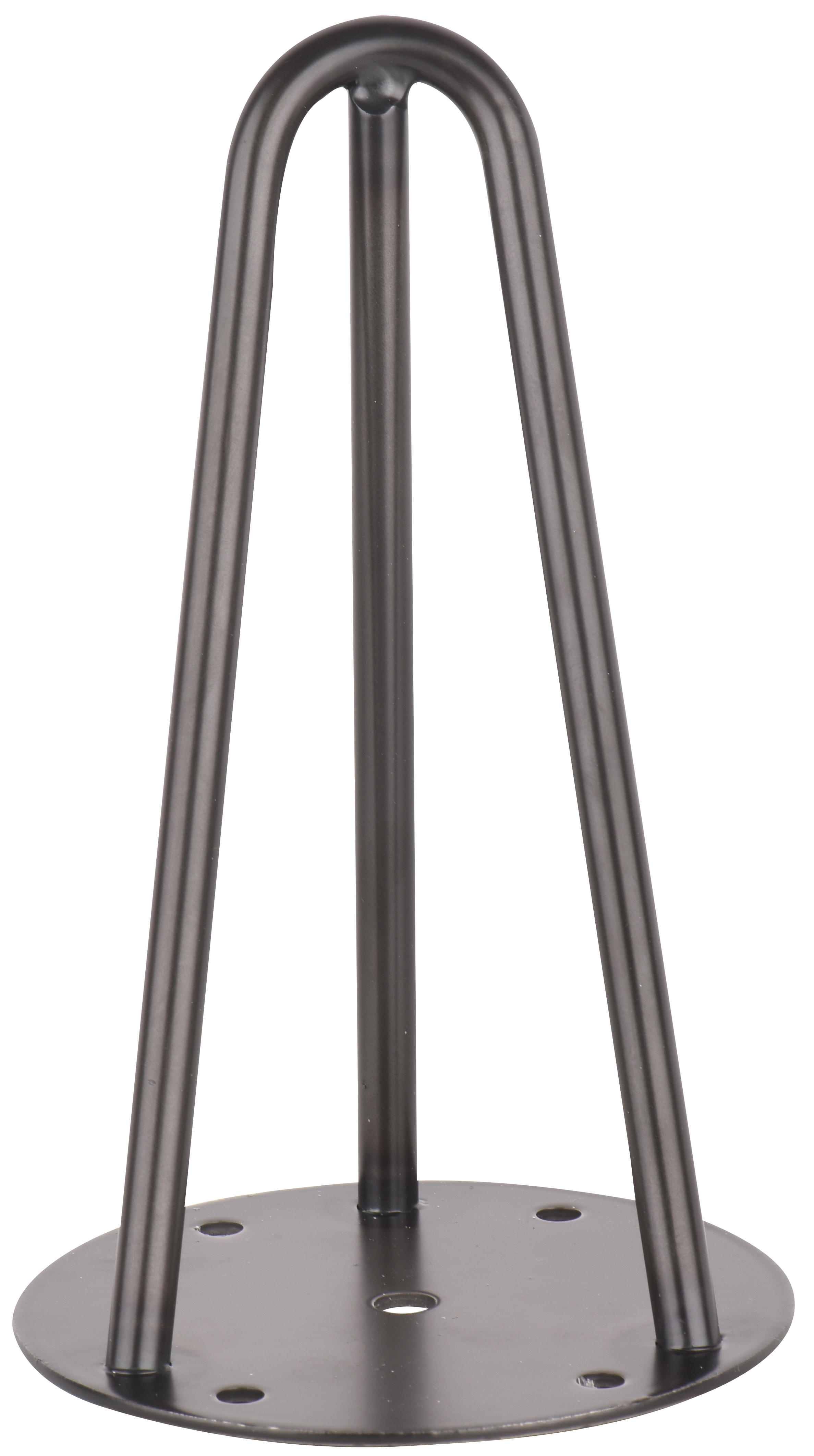 Pata para mueble de acero color negro altura 16 cm | Leroy Merlin