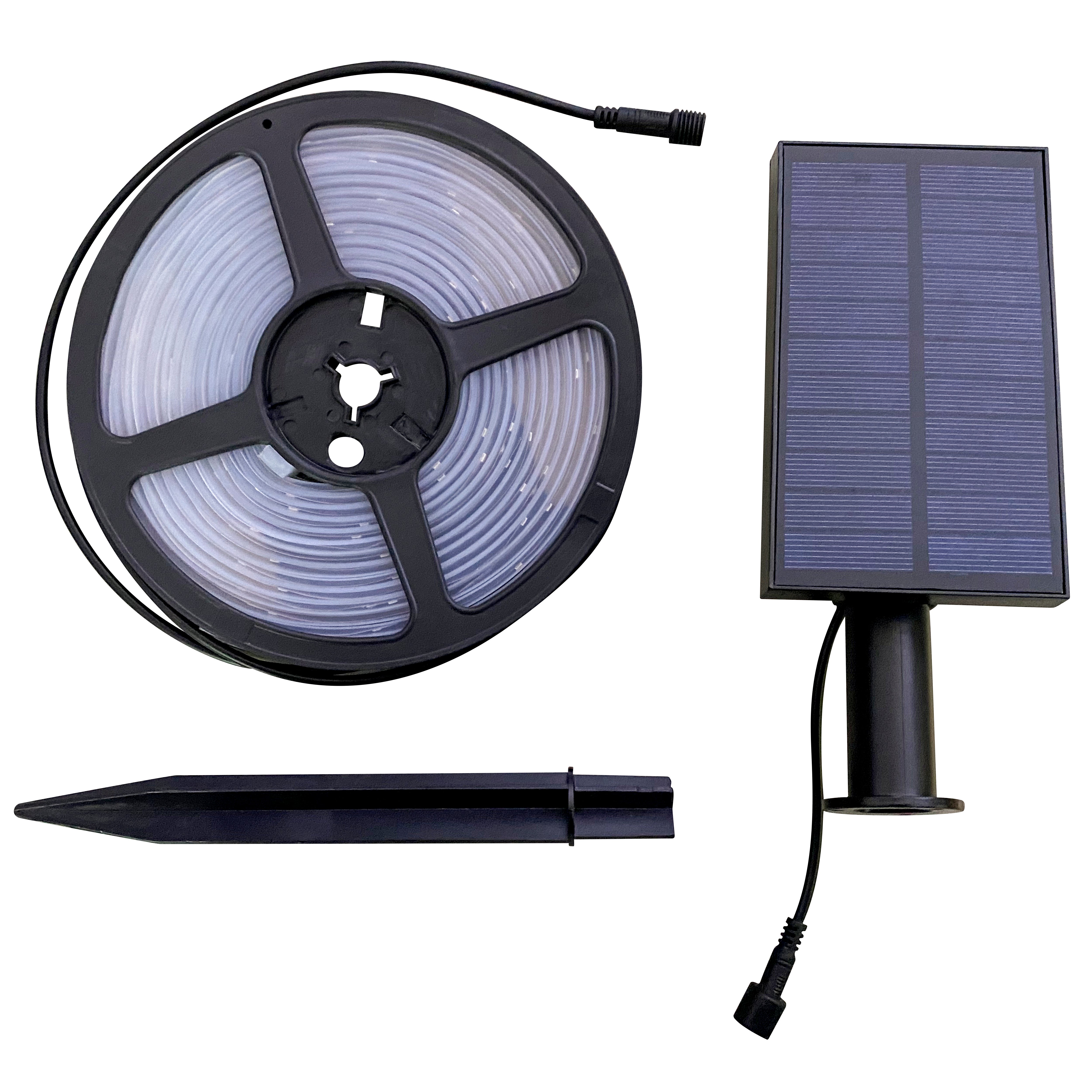Tira led solar para exterior 5 metros Rgb IP65 | Leroy Merlin