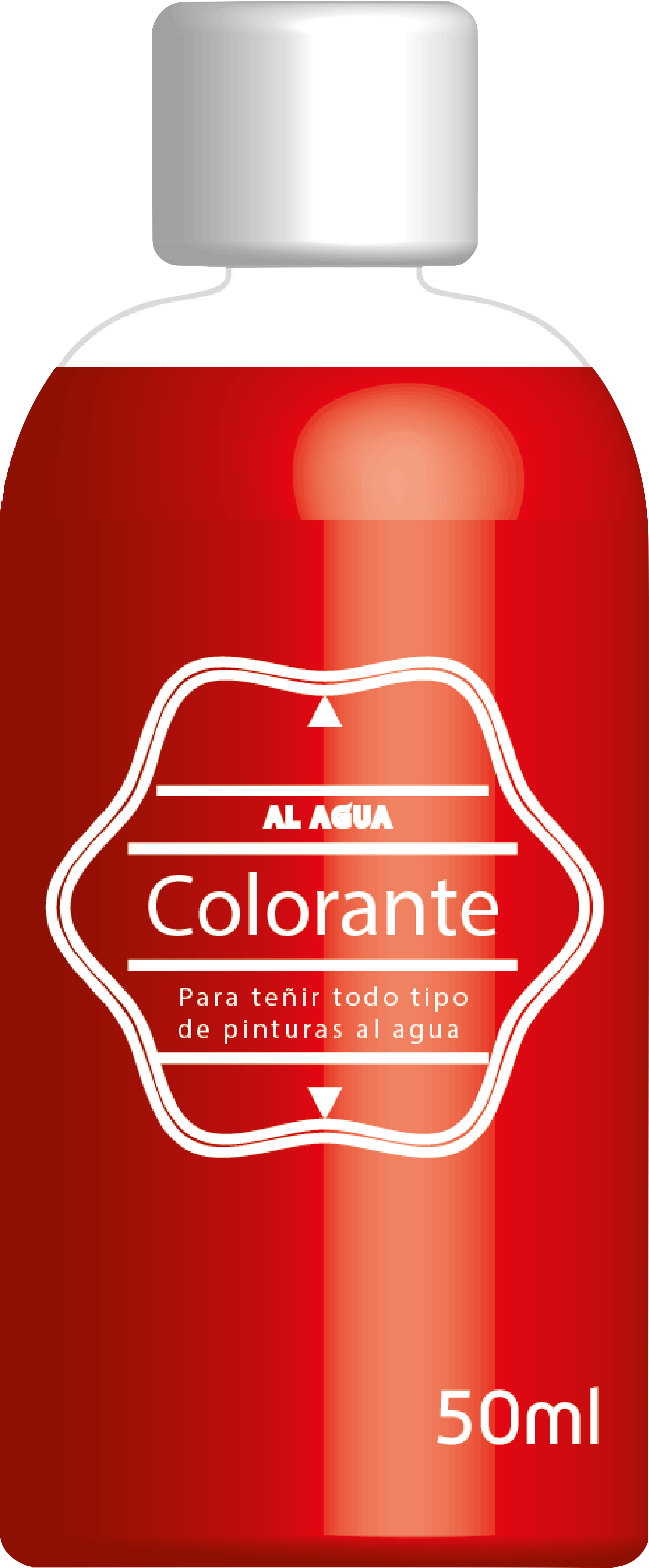 Colorante líquido base agua CPP color rojo oxido 50 ml interior ...