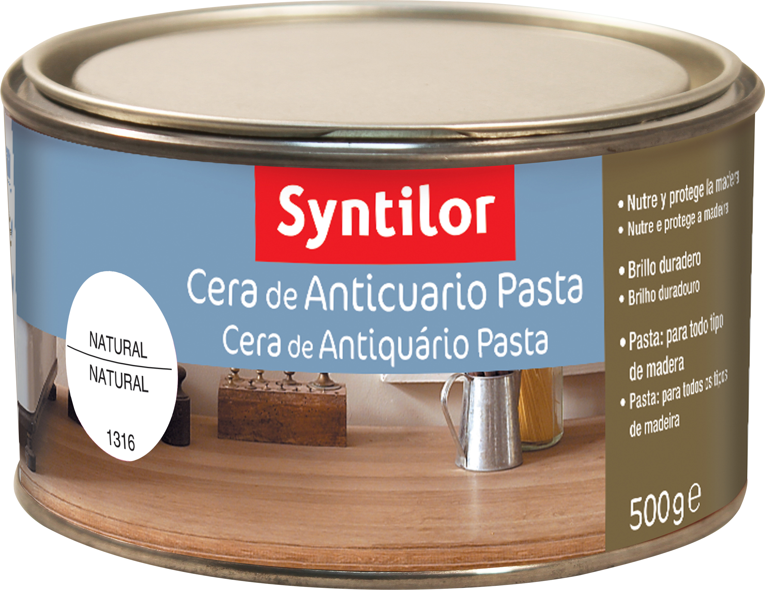 Cera en pasta natural ANTICUARIO 500 gr | Leroy Merlin