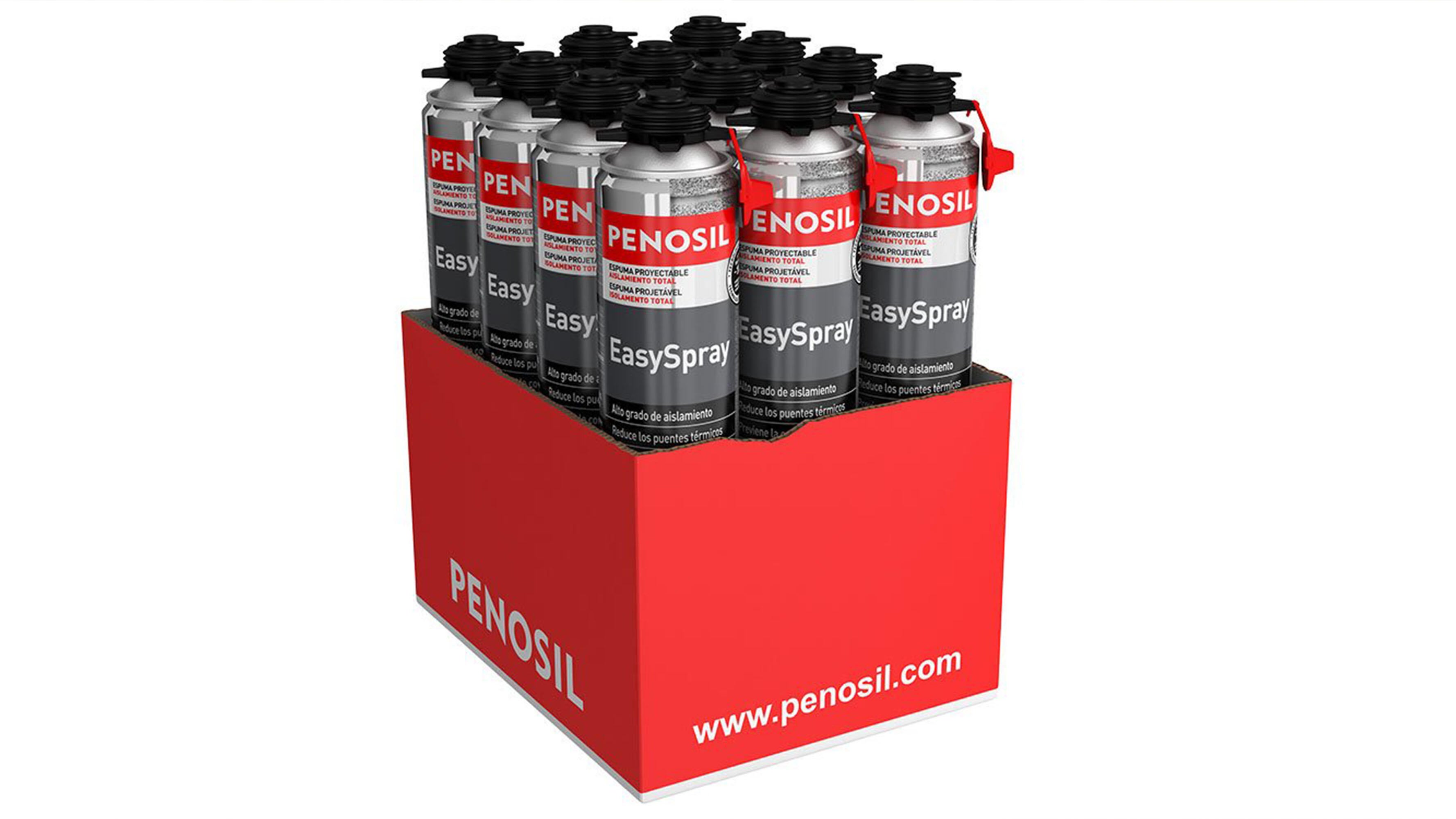 Lote de 12 espumas proyectables Easyspray Penosil 700 ml | Leroy Merlin