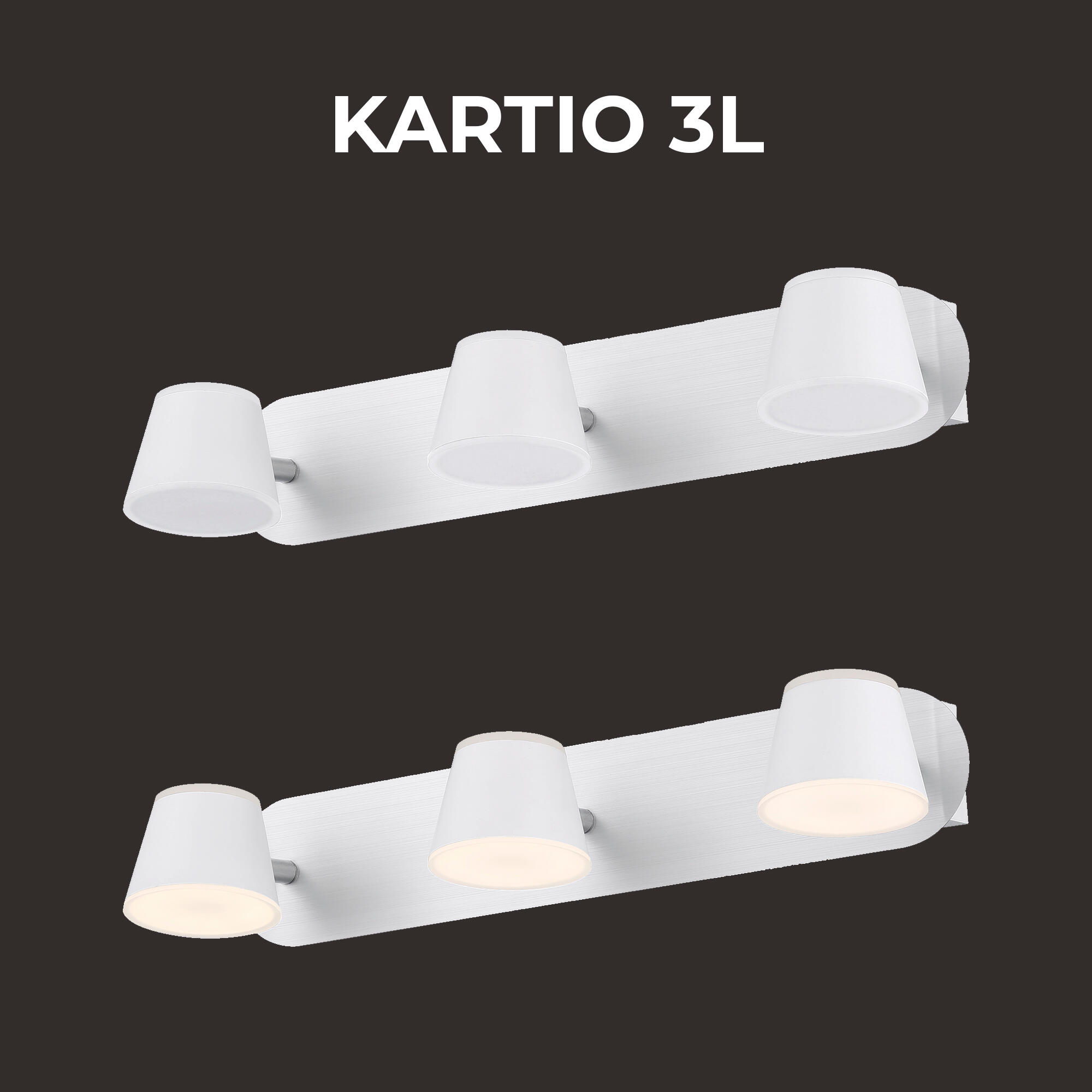 Regleta 3l Kartio Led 1200lm 3000K | Leroy Merlin
