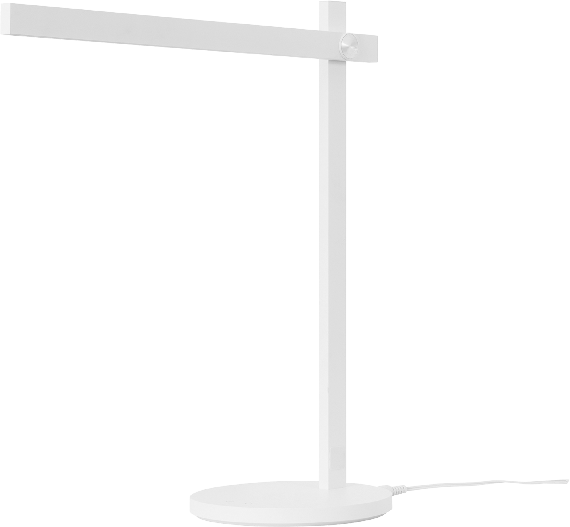 Flexo de diseño led,6.4w,680 lúmenes,cambio de tono de luz,metálico,blanco | Leroy Merlin