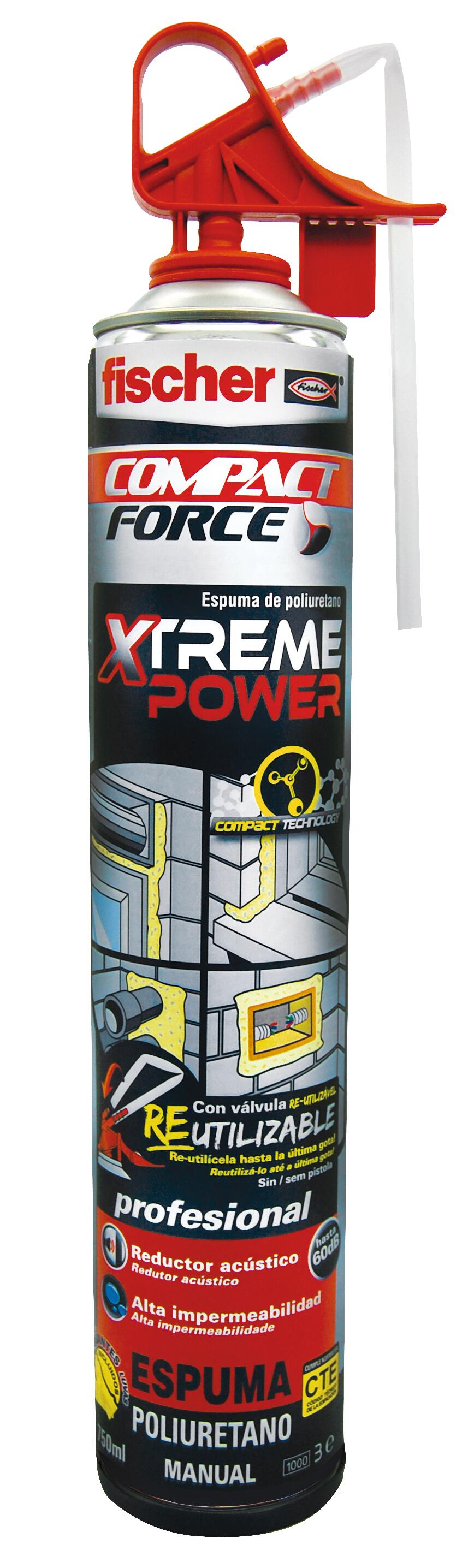 Espuma de poliuretano expansiva tejas FISCHER 750 ML manual | Leroy Merlin