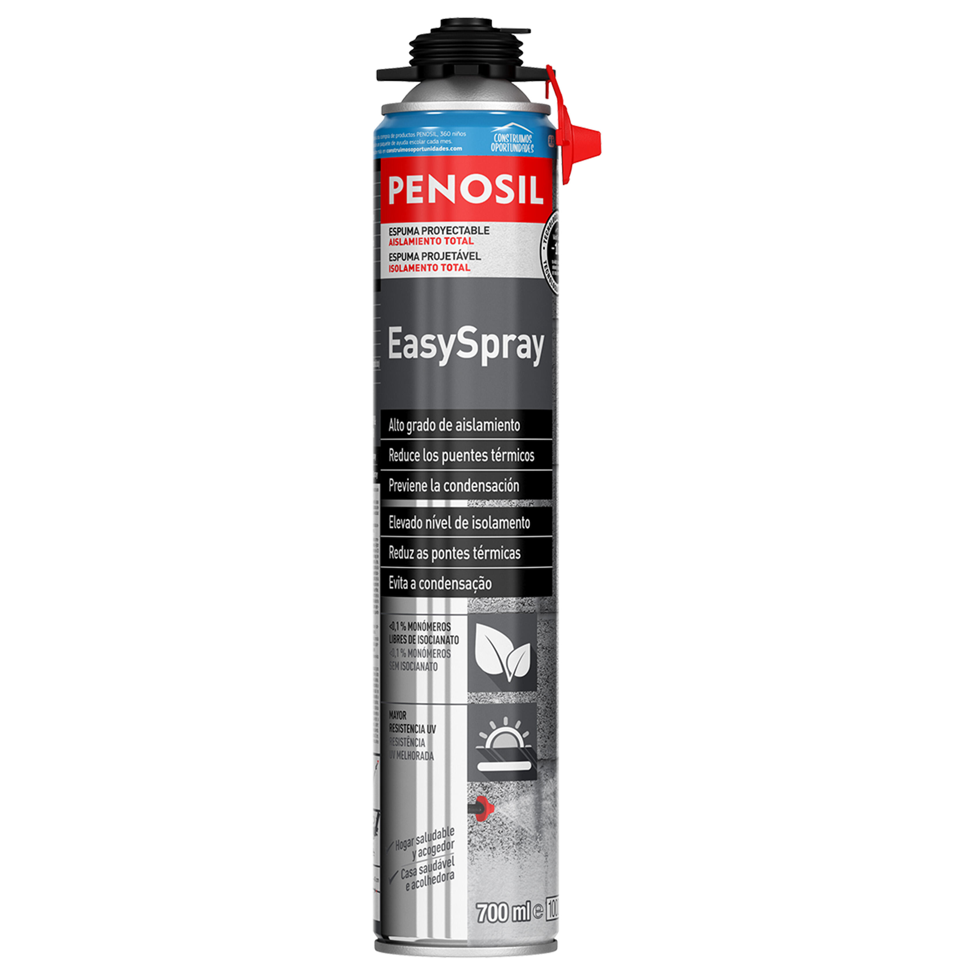 Espuma de poliuretano proyectable PENOSIL Easyspray 700 ml | Leroy Merlin