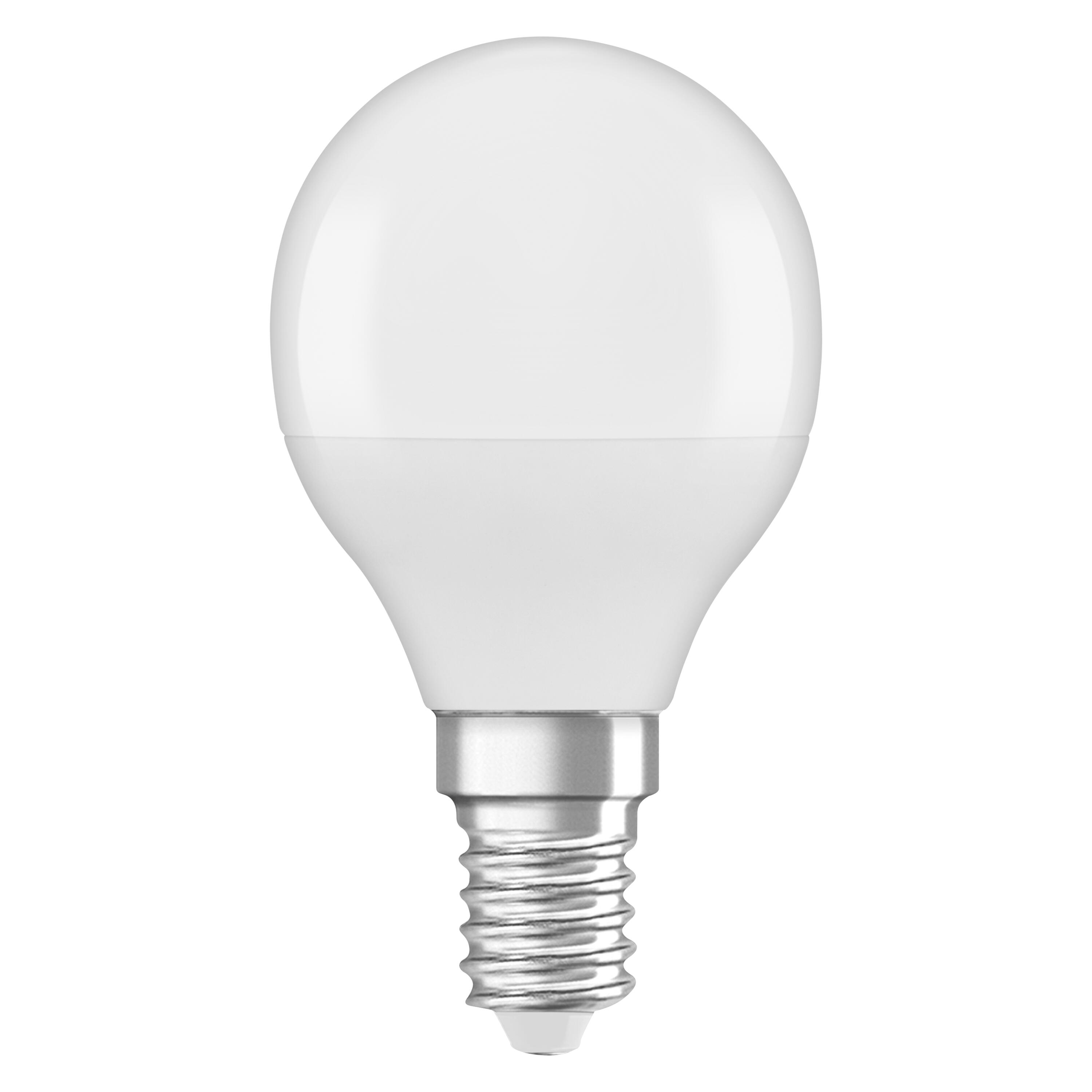 Kit de 6 bombillas LED E14 esférica 4.9W 4000K | Leroy Merlin