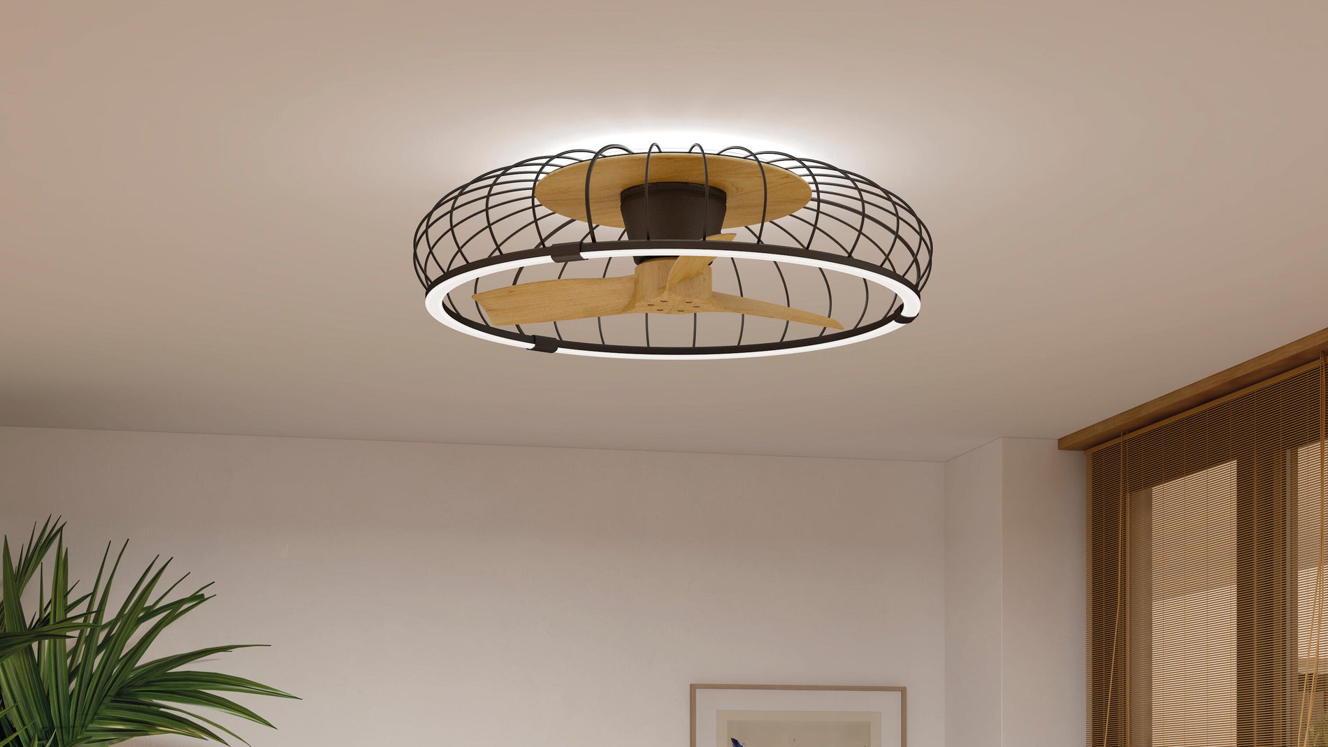 Ventiladores de techo tipo plafón | Leroy Merlin