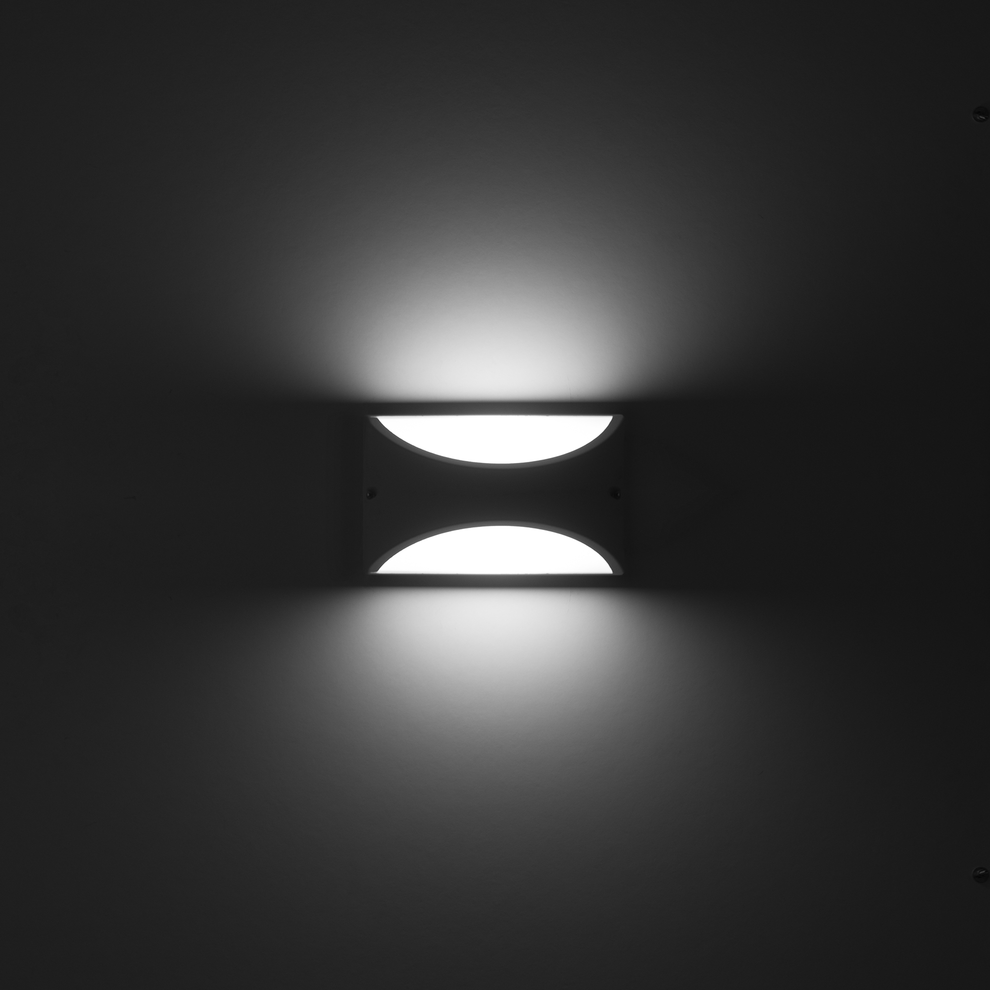 Aplique de exterior de aluminio gris FORLIGHT Kapa Modulo LED | Leroy ...